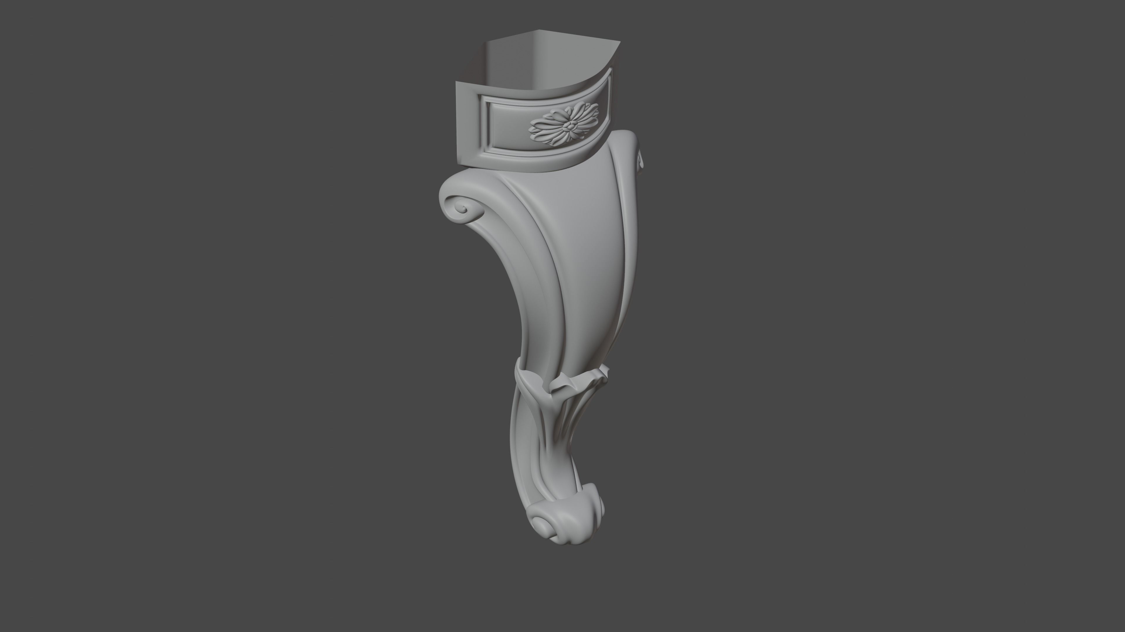 table leg furniture wood 3D model | CGTrader