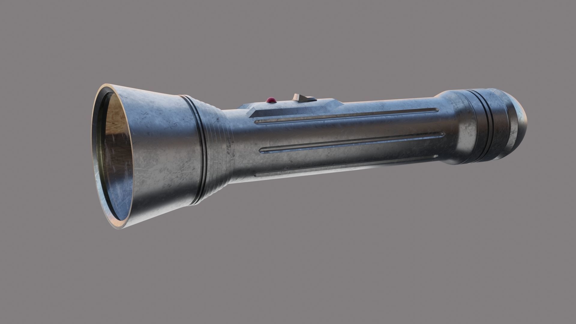 Flashlight 3D Model grenade launcher 3D model | CGTrader