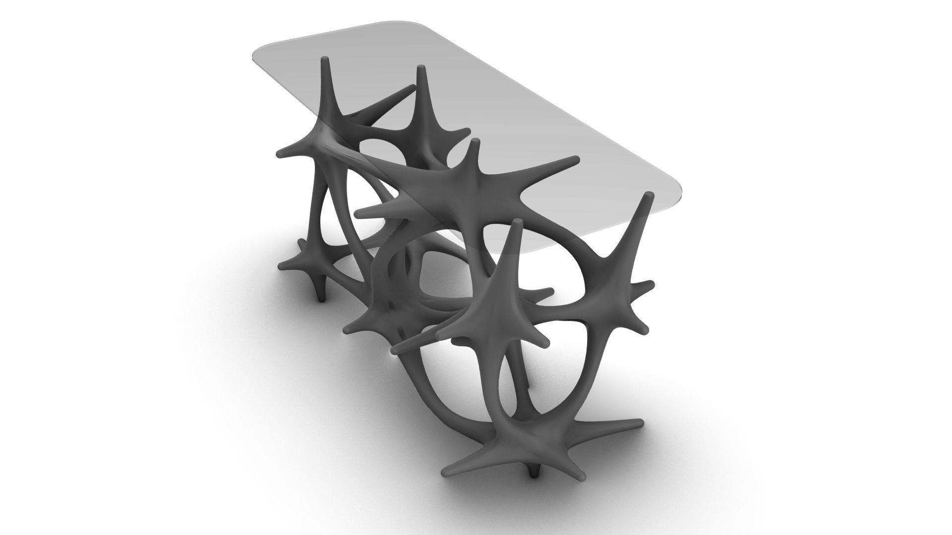 Bio Morphic Table 3D model | CGTrader