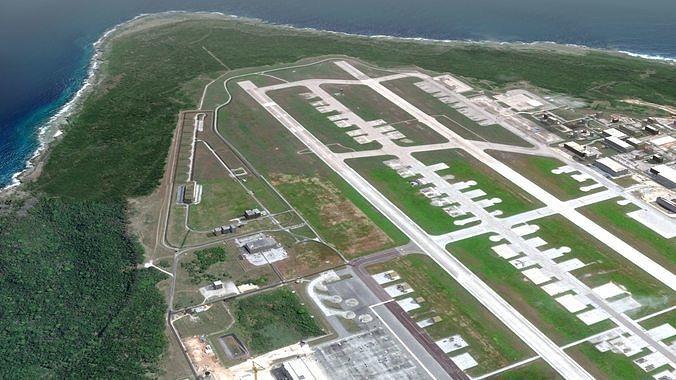 Anderson Airbase Guam 3D model | CGTrader