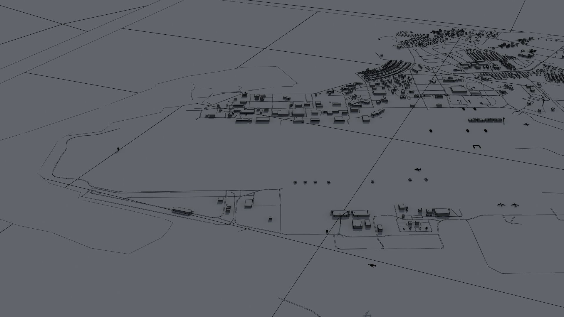 Anderson Airbase Guam 3D model | CGTrader