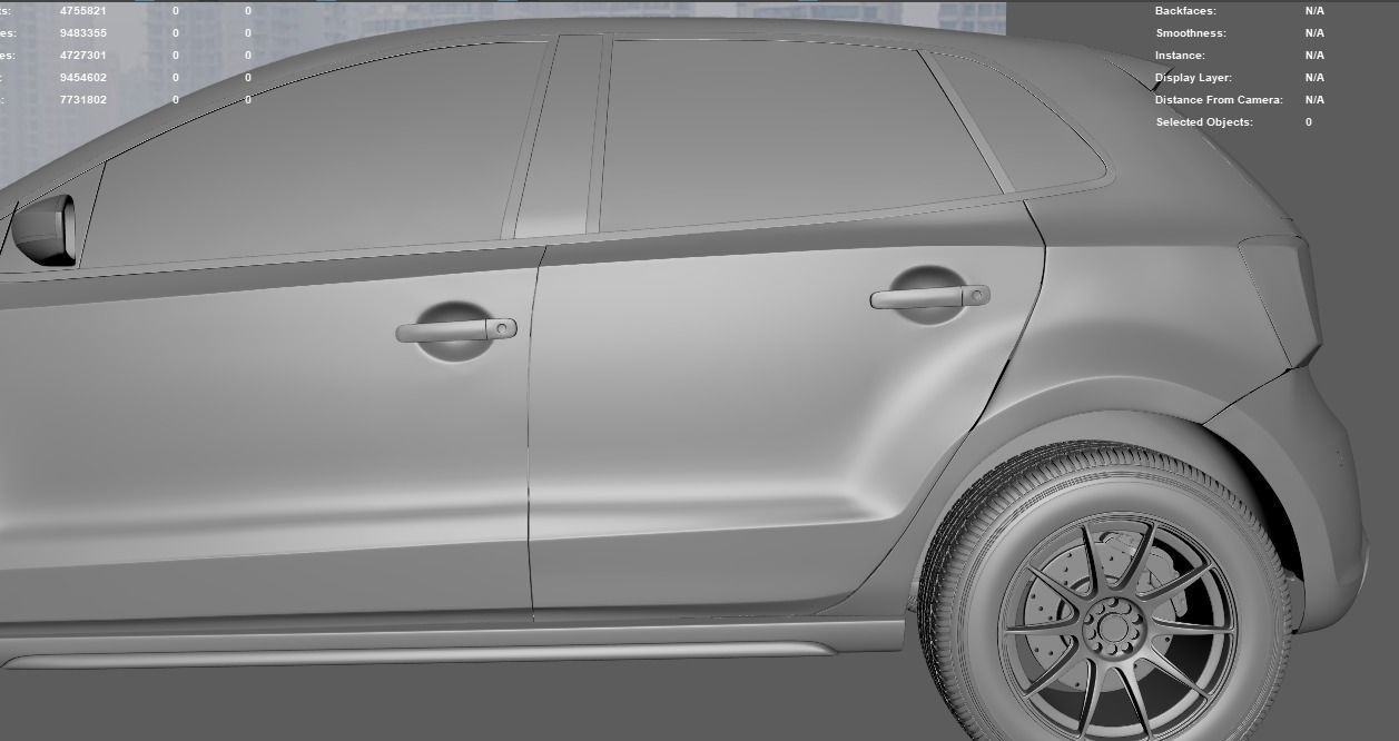 CAR POLO GT 3D model | CGTrader