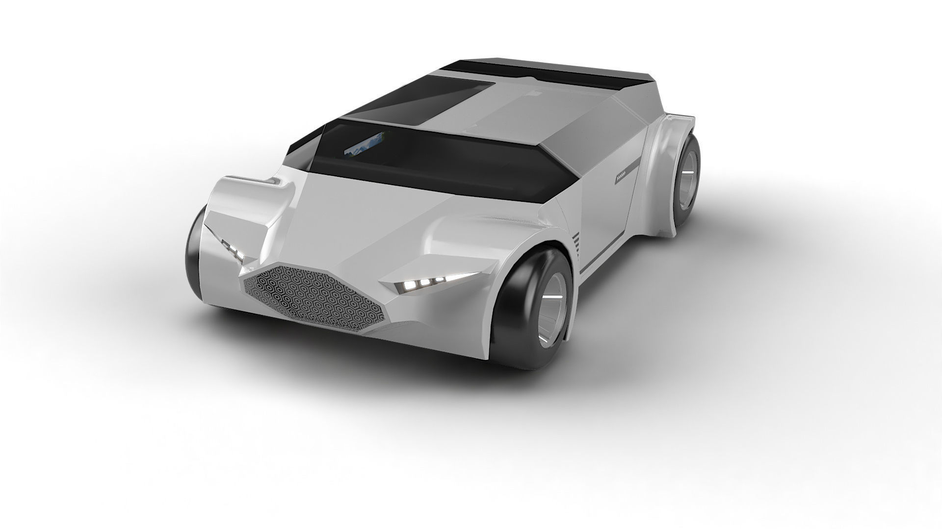 Concept Car v01 3D model | CGTrader