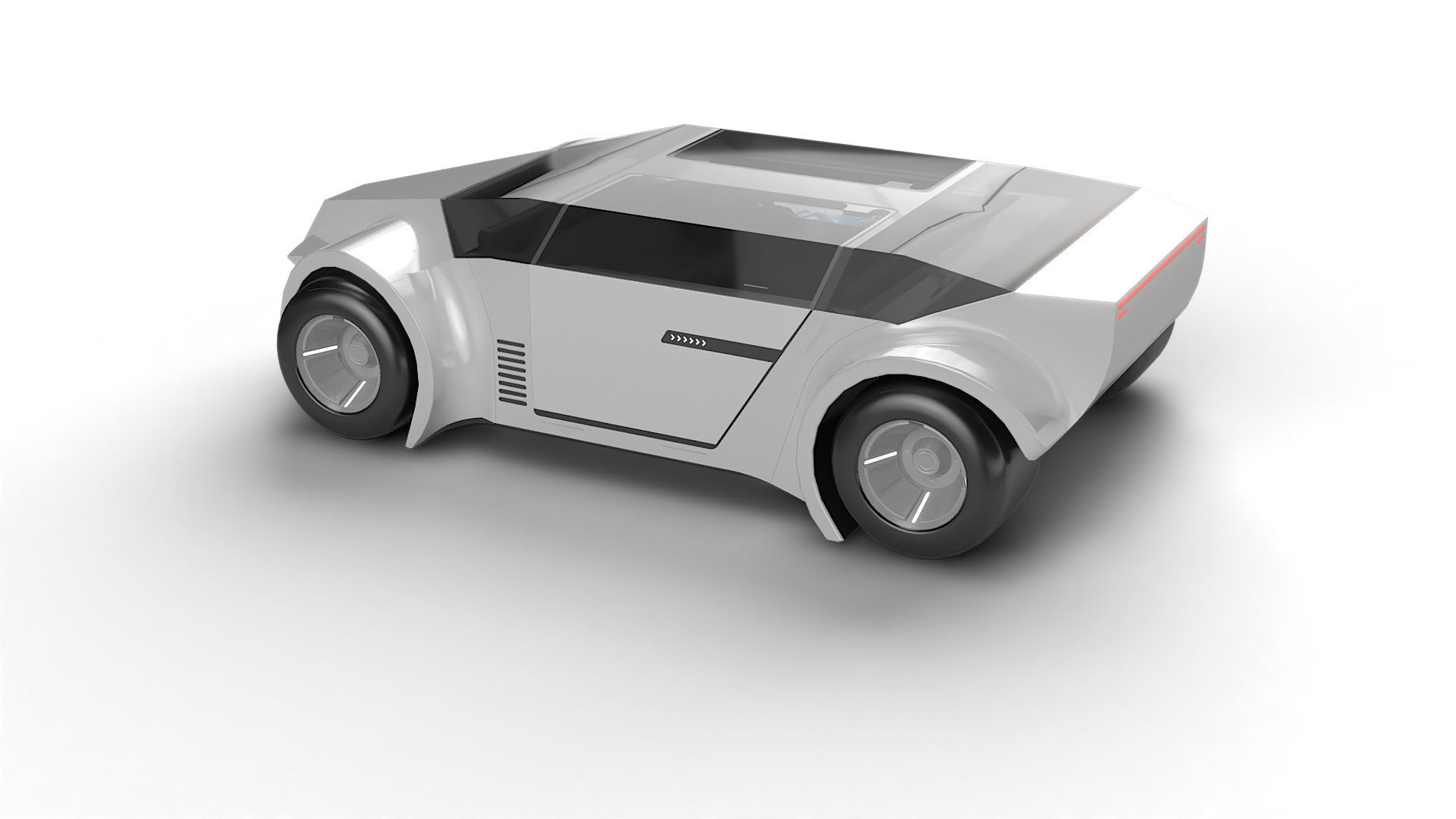 Concept Car v01 3D model | CGTrader
