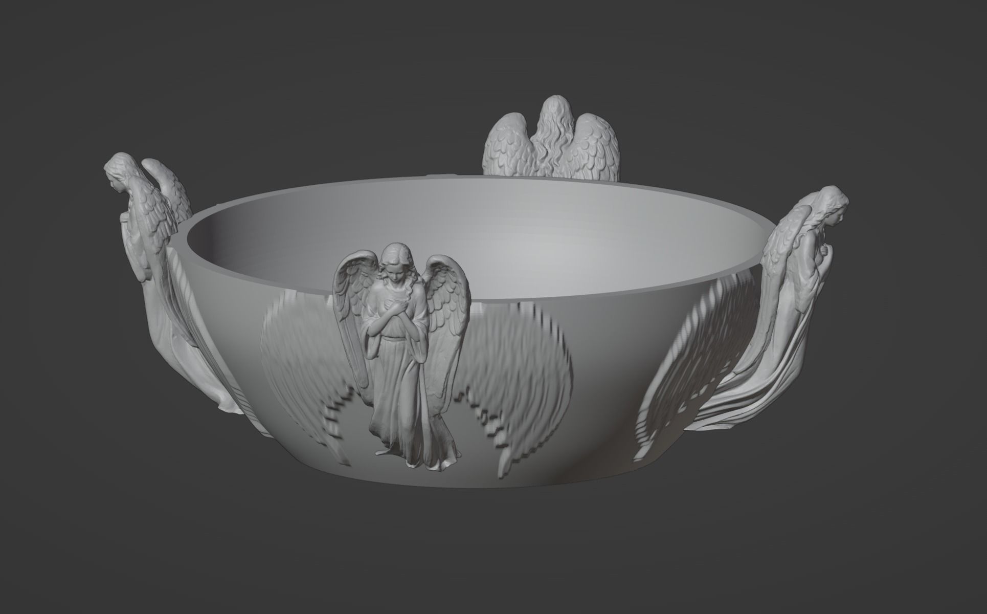 Angel Vase Cup 3D model 3D printable | CGTrader
