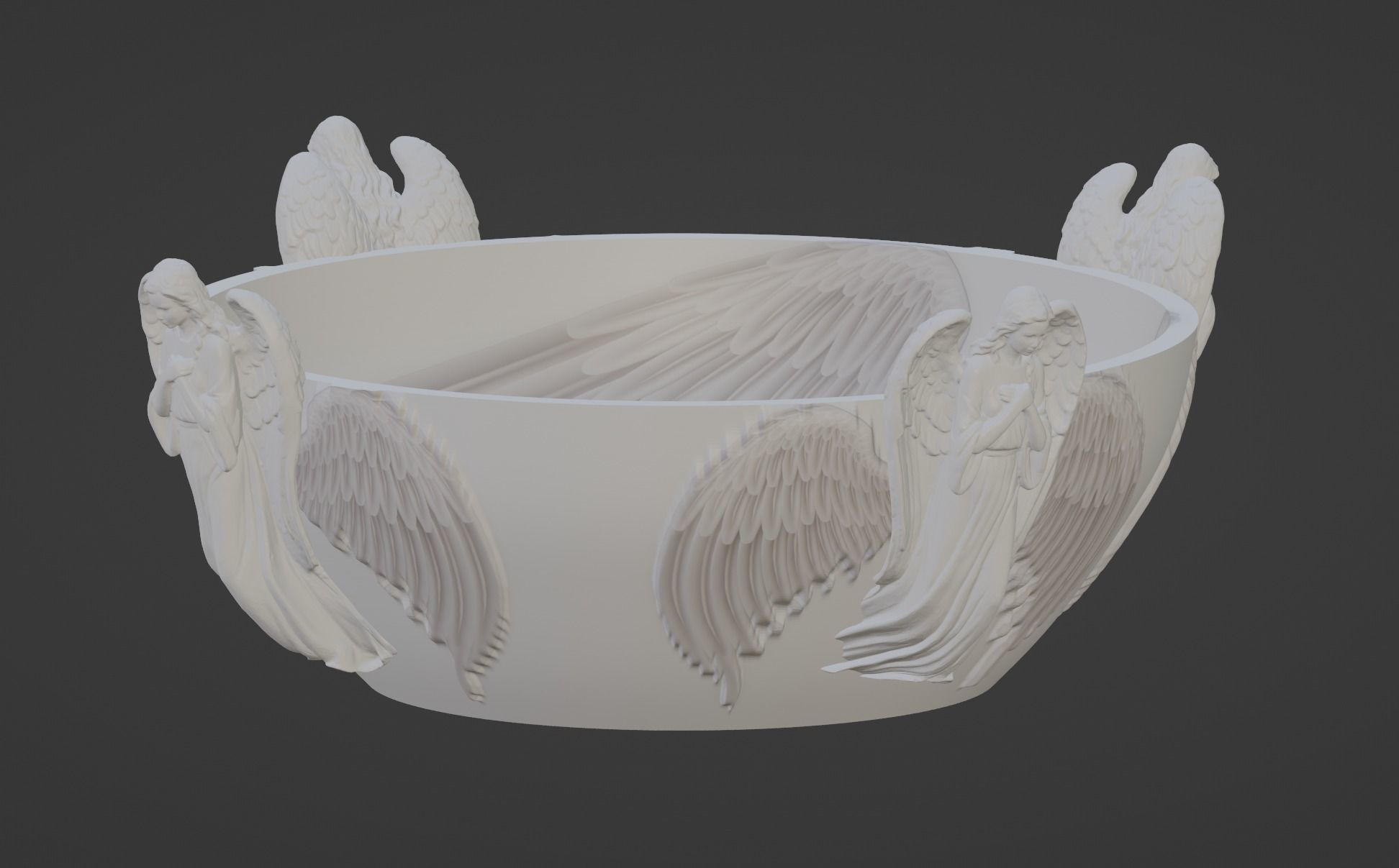 Angel Vase Cup 3D model 3D printable | CGTrader