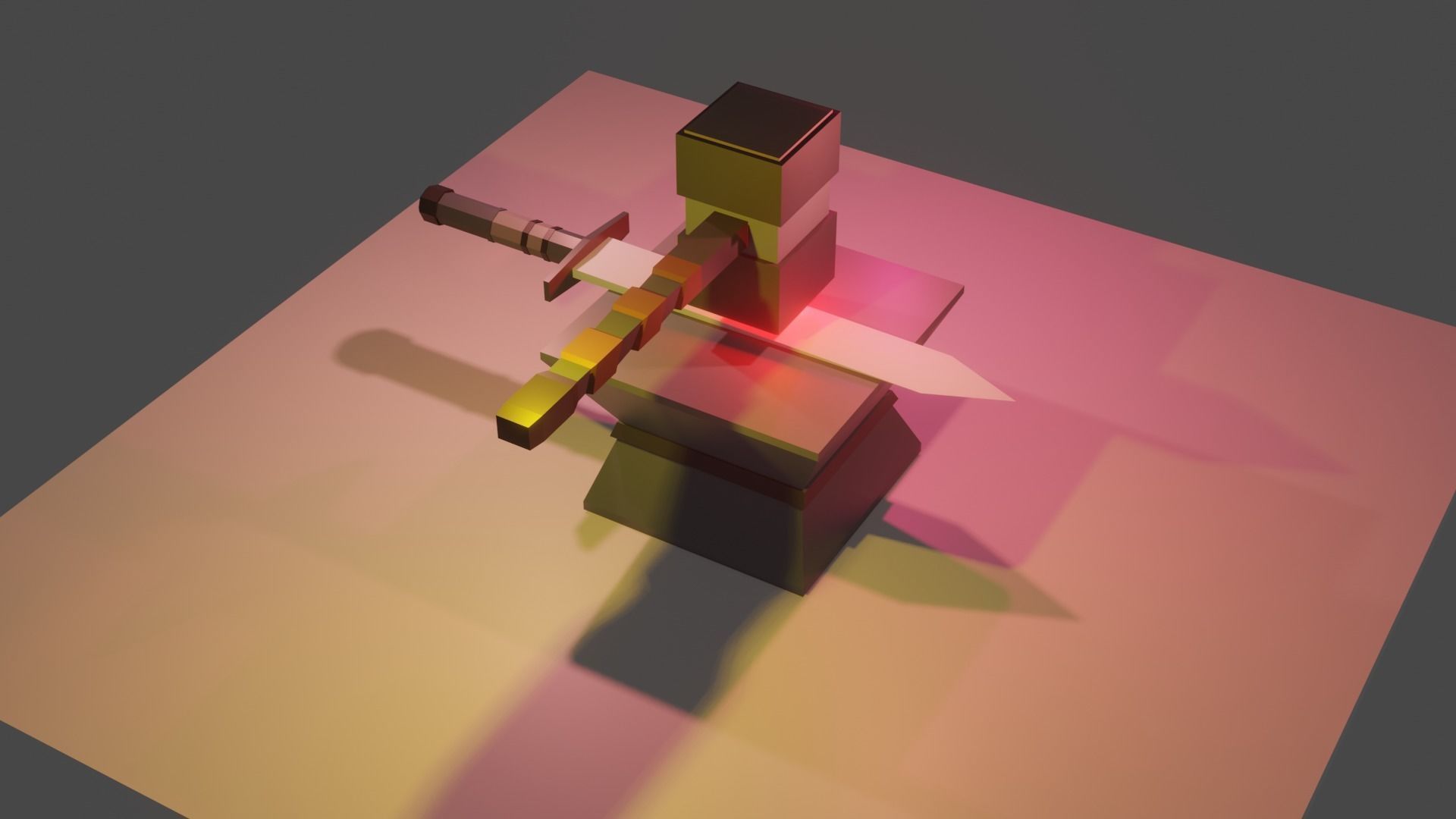 Ancient Sword forging for free free VR / AR / low-poly 3D model | CGTrader