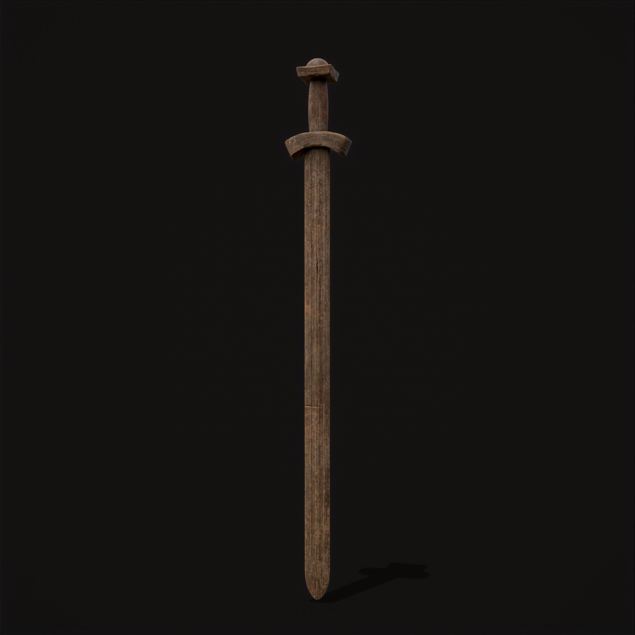 3D model Wooden Toy Short Sword VR / AR / low-poly | CGTrader