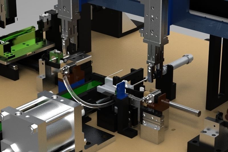 Car door check link assy machine 3D concept 3D model | CGTrader