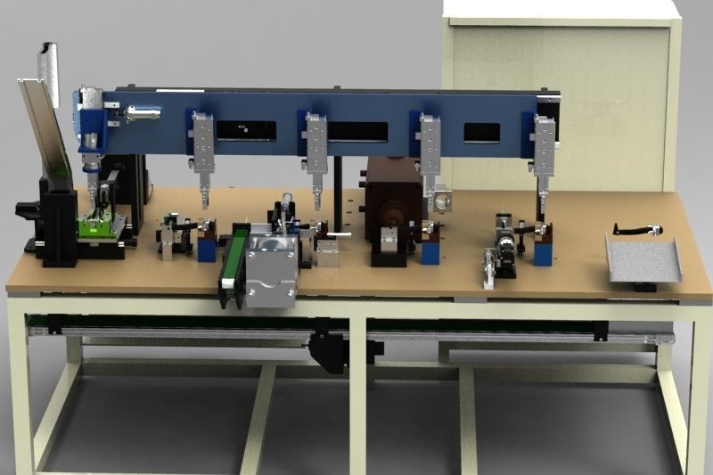 Car door check link assy machine 3D concept 3D model | CGTrader