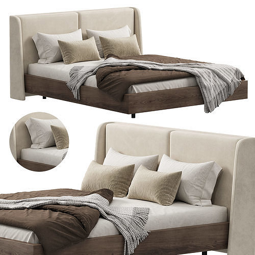 BROOKE BED by Vienna Cream 3D model | CGTrader
