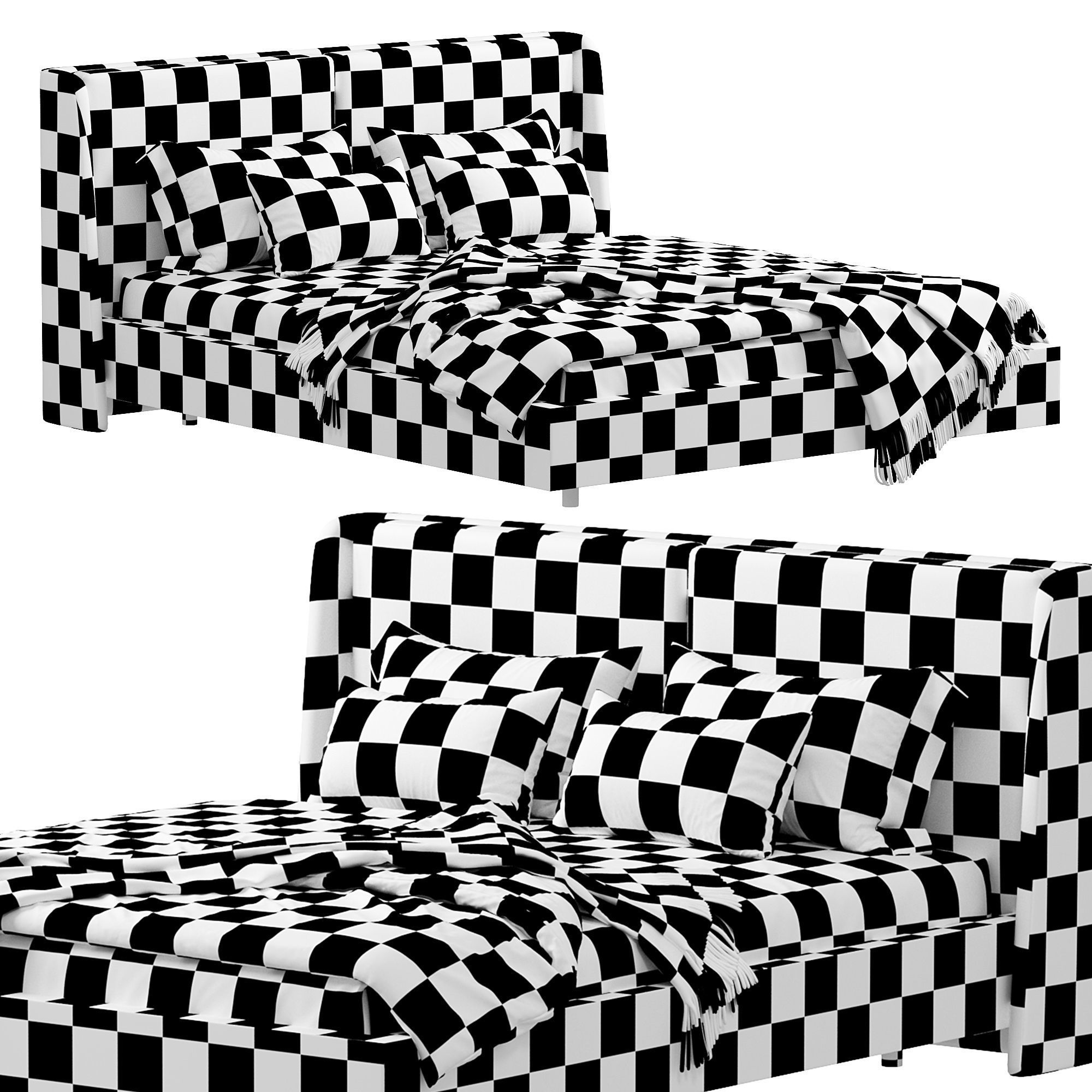 BROOKE BED by Vienna Cream 3D model | CGTrader