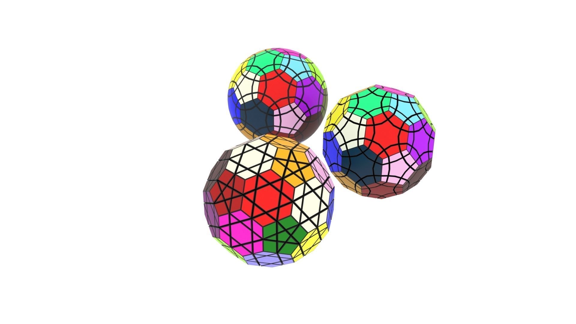 Tuttminx Set 3D model | CGTrader