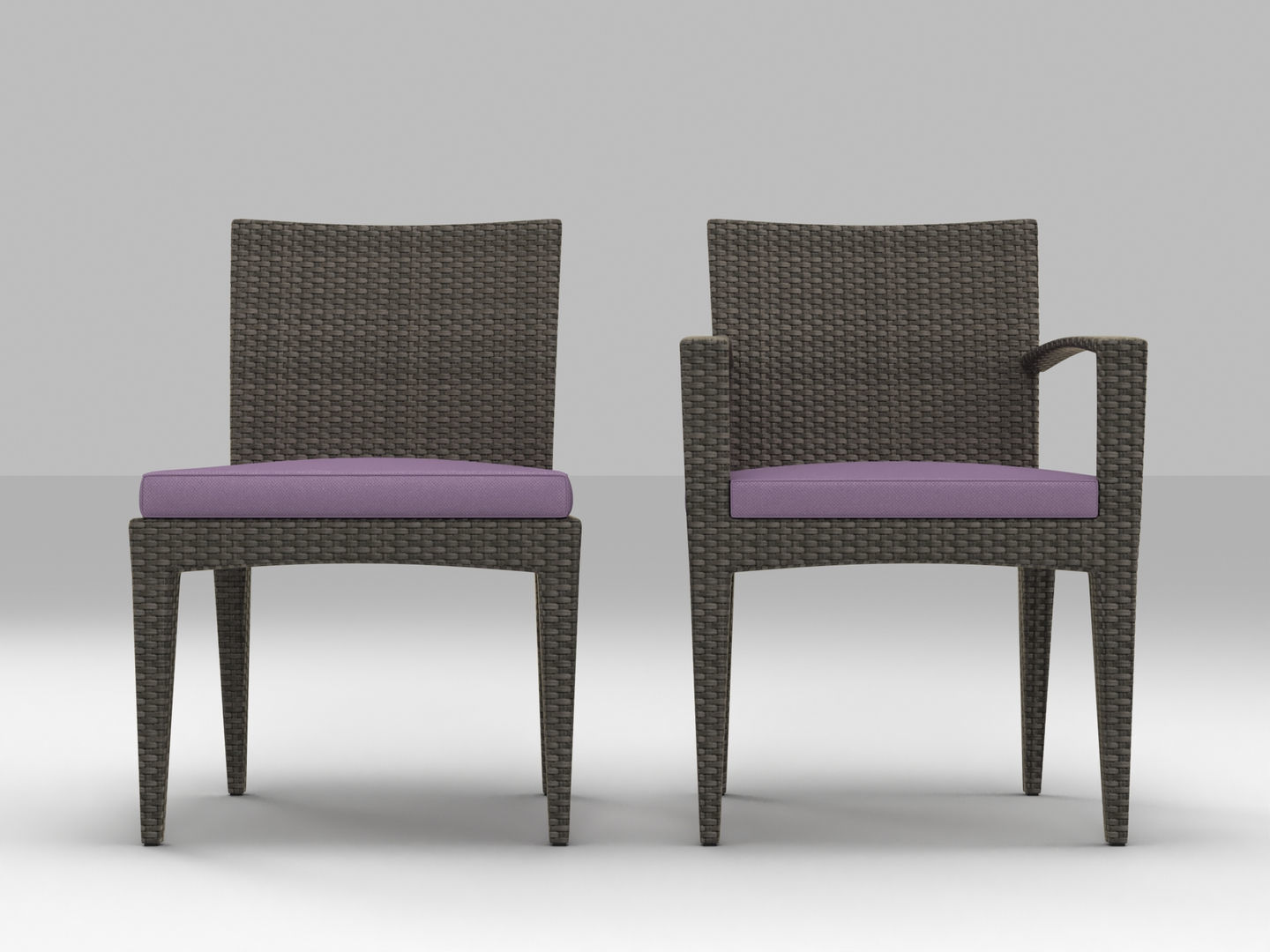 Dedon Panama Chair Set 3D model | CGTrader