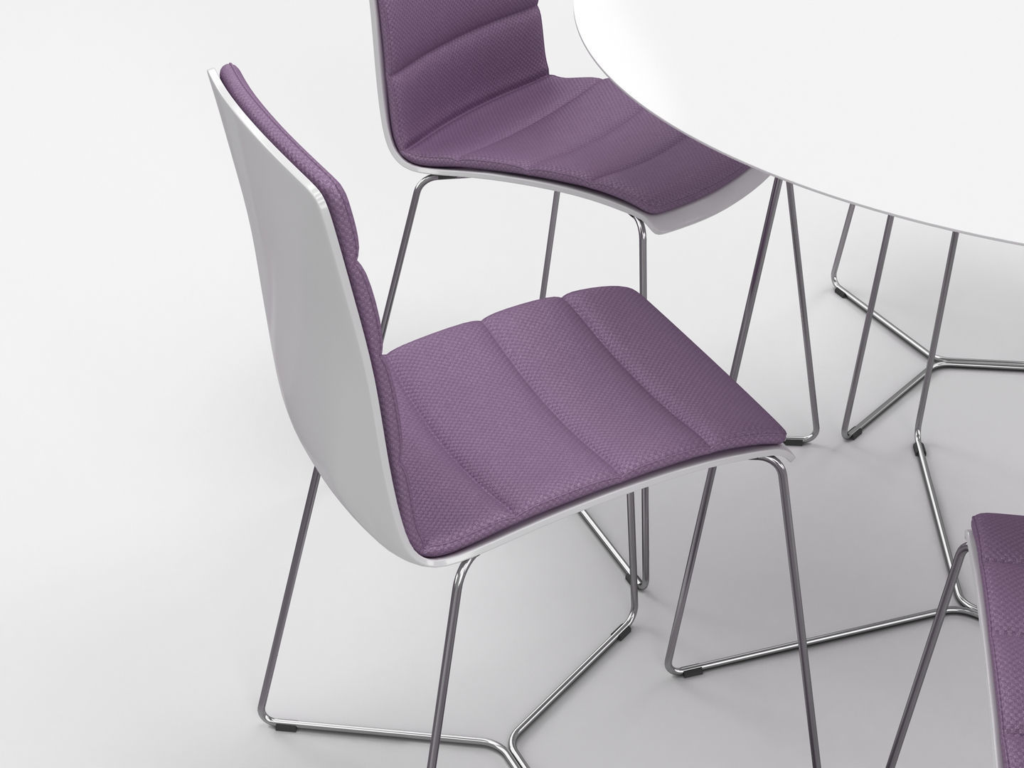 Viteo Table Set Large 3D model | CGTrader