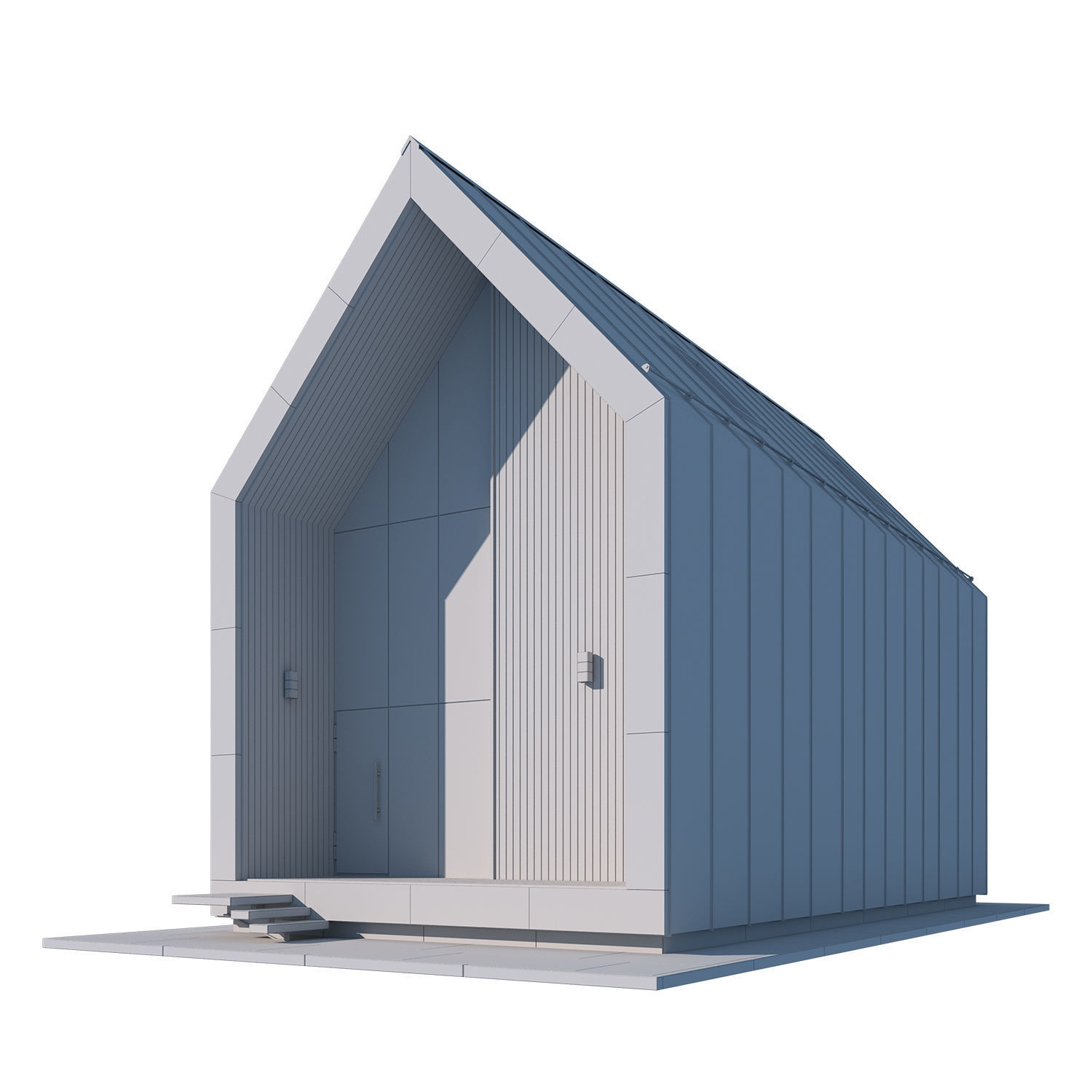 Barn house 3D model | CGTrader