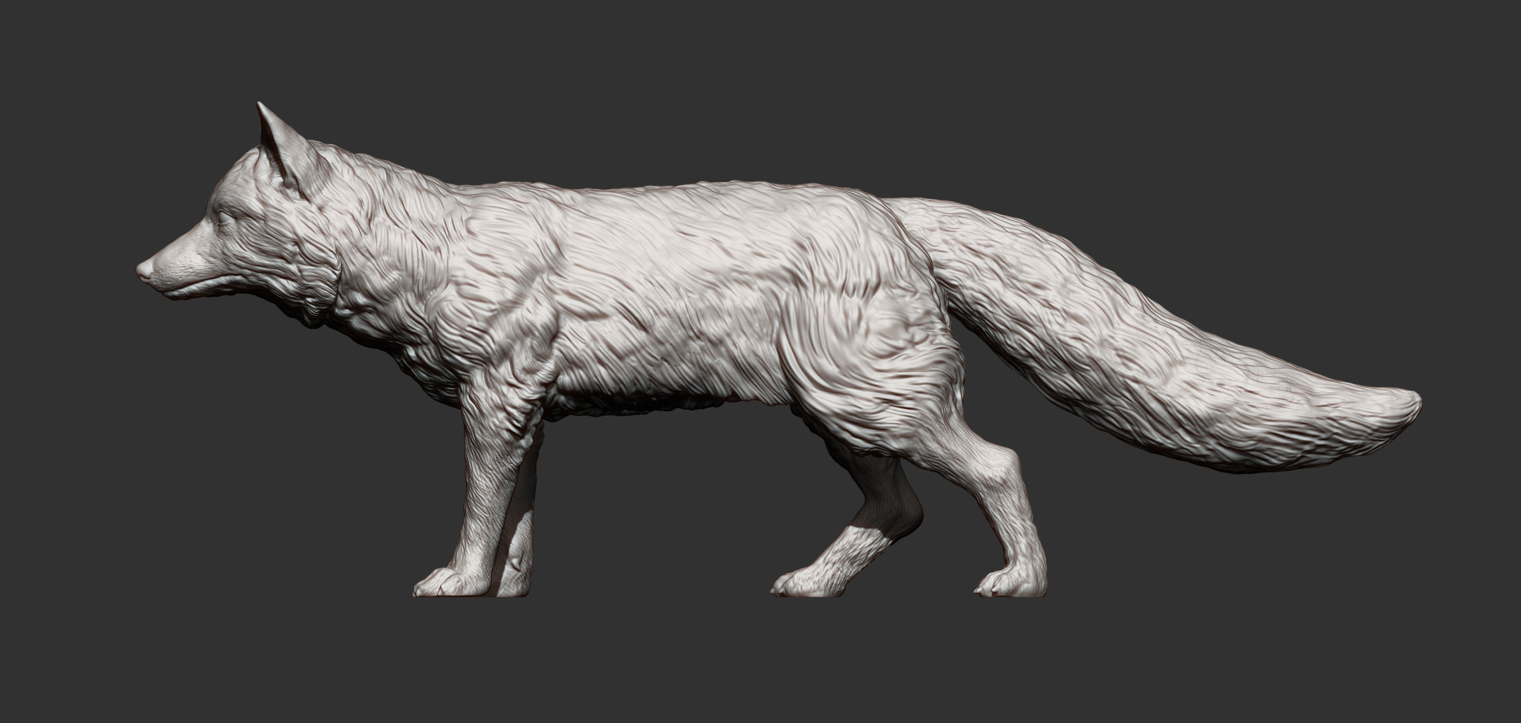 Fox 3D print model 3D model 3D printable | CGTrader