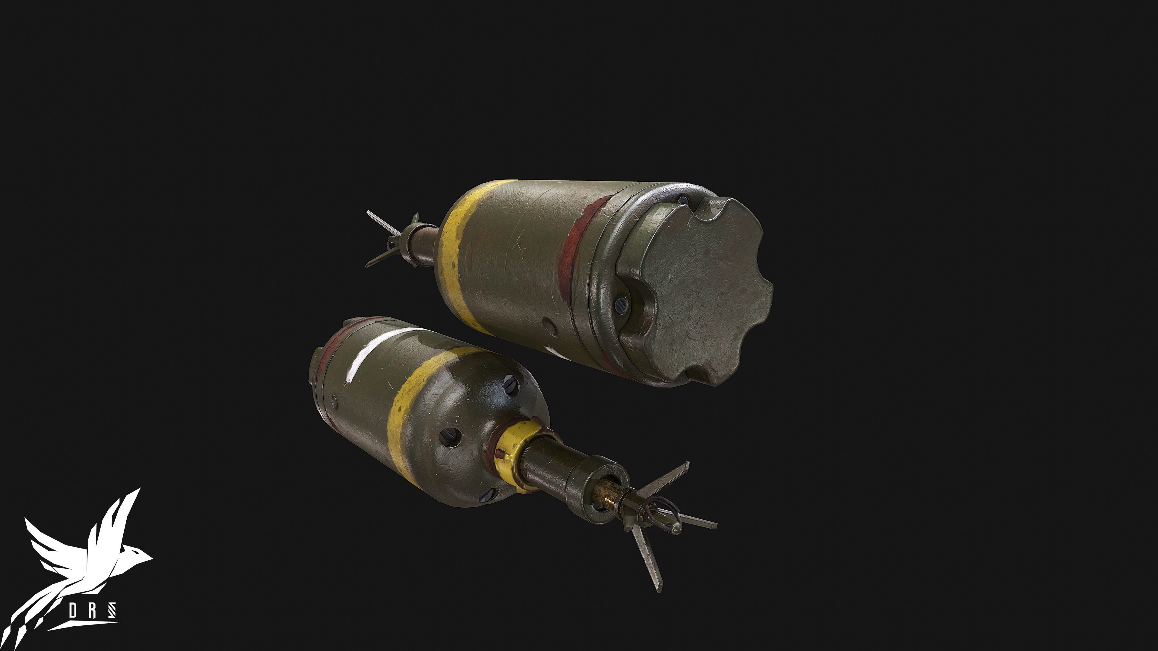 3D model landmine VR / AR / low-poly | CGTrader