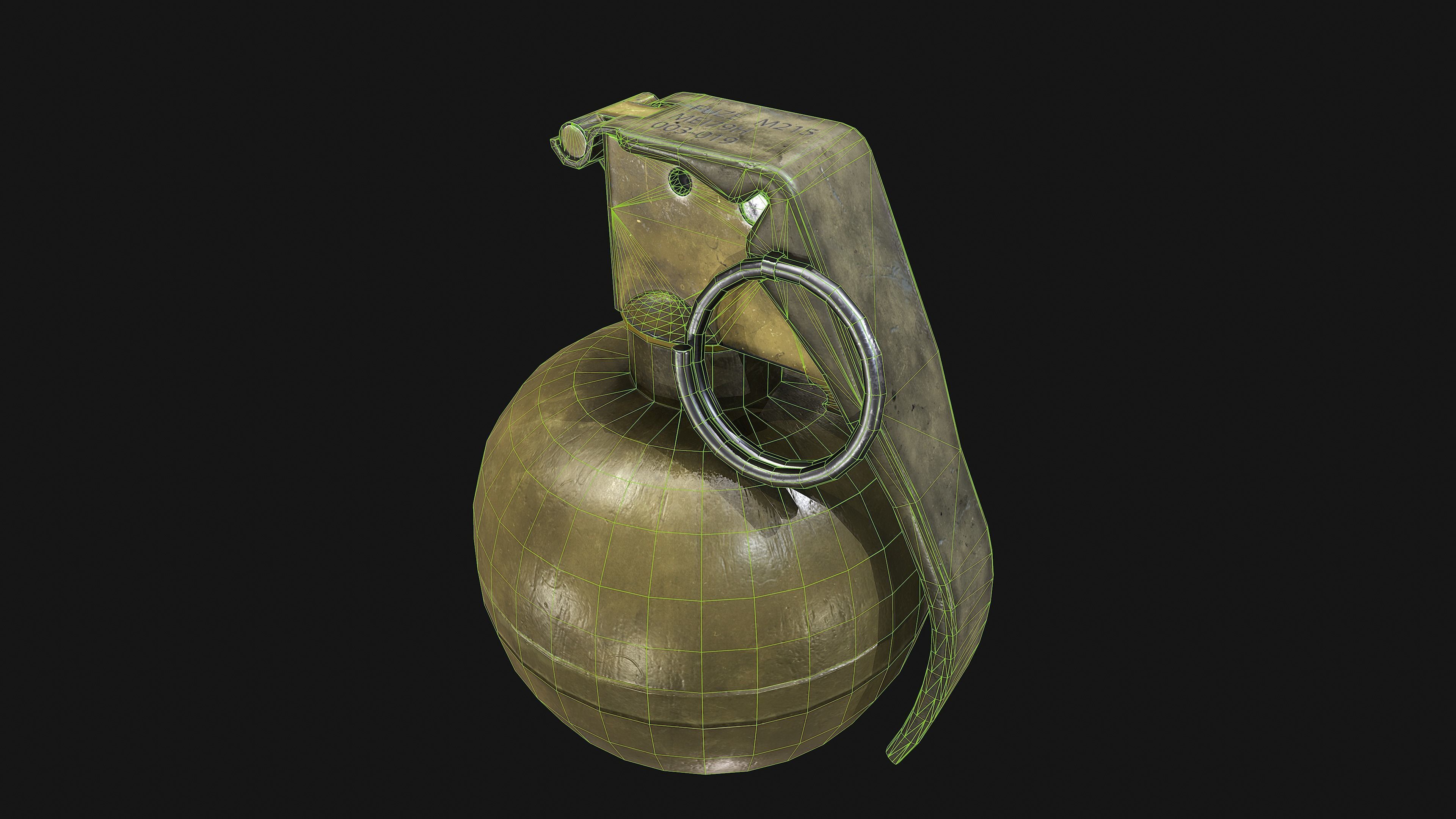 3D model M67 Grenade VR / AR / low-poly | CGTrader