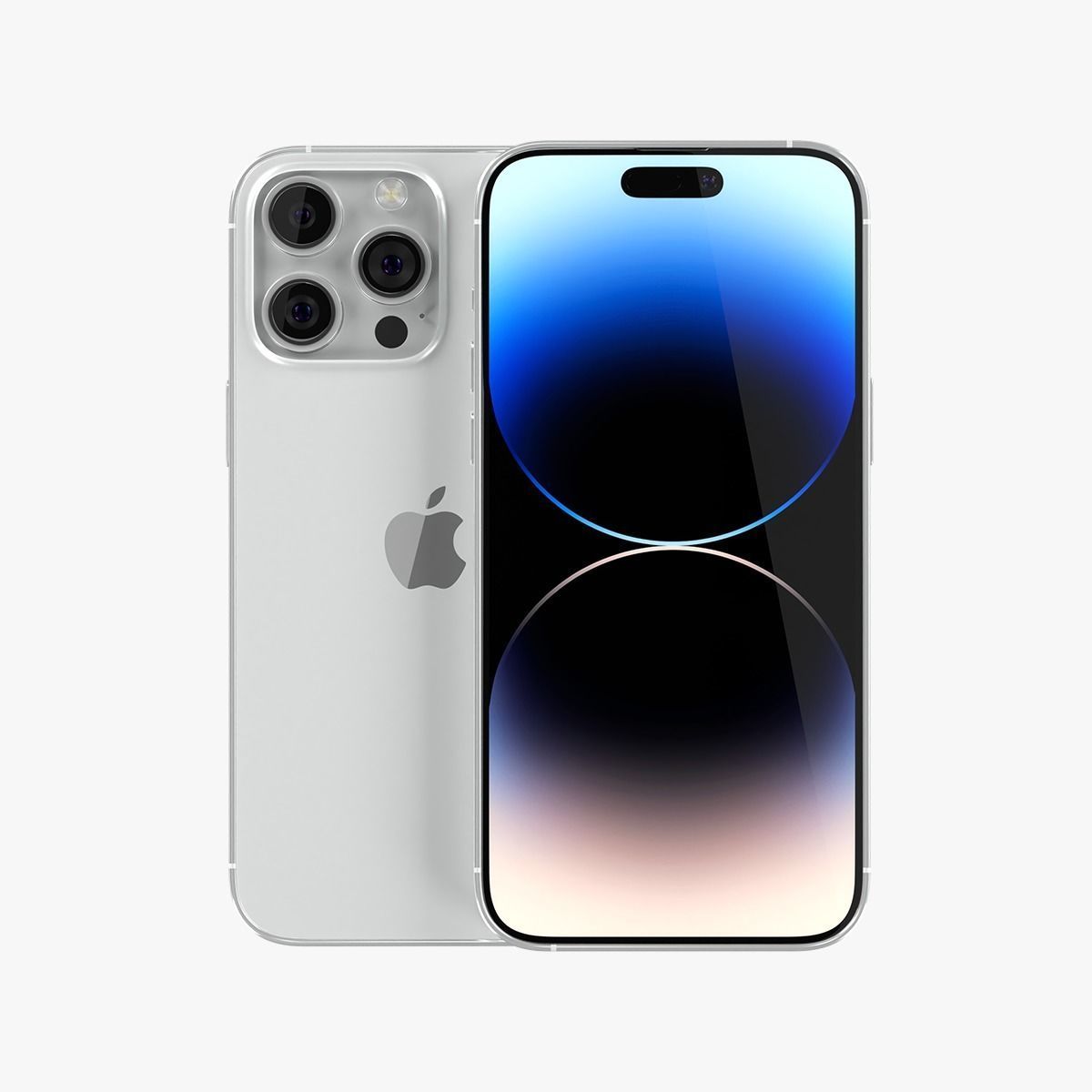 iPhone 14 Pro Max Silver 3D model | CGTrader