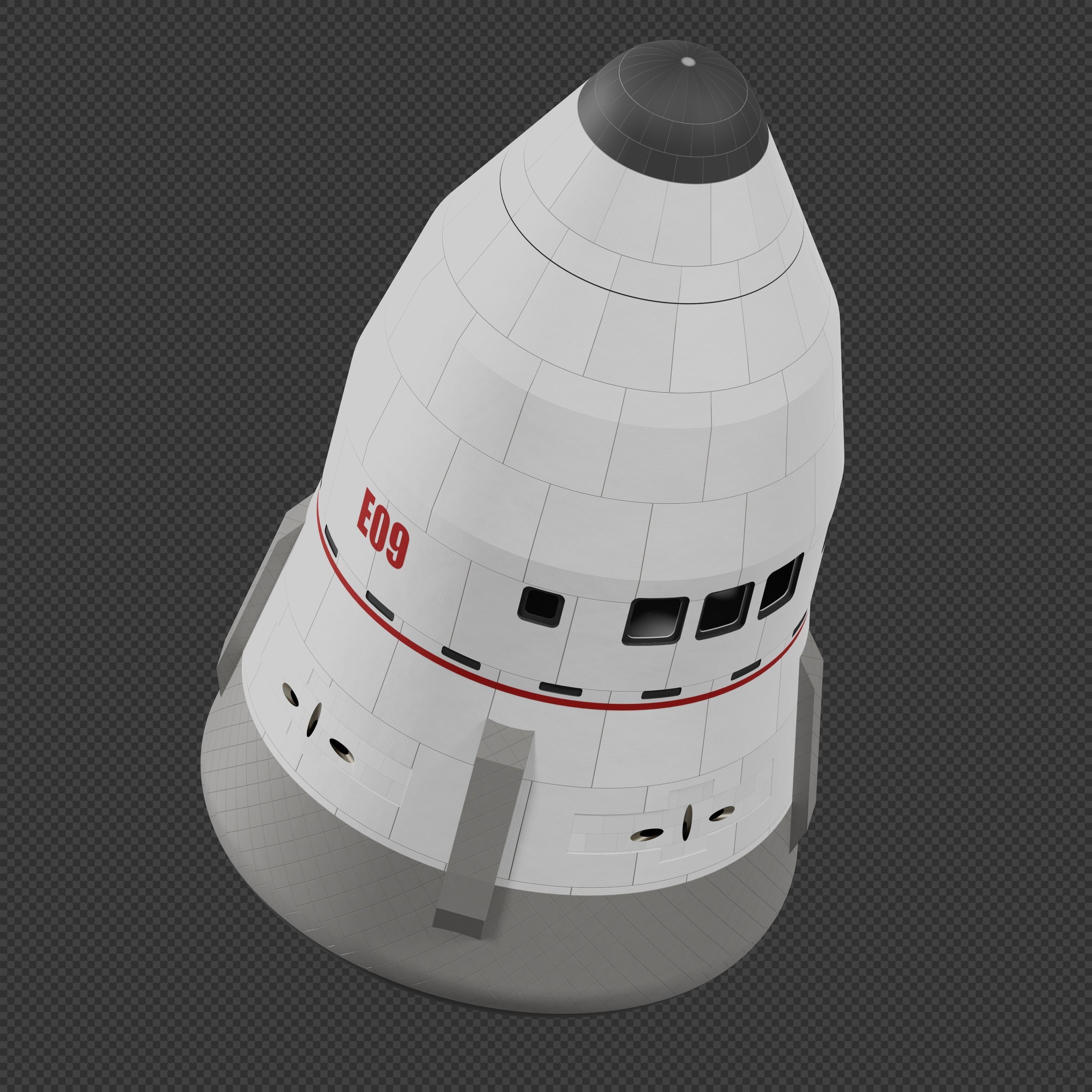 Pacific American Launch Systems Phoenix Rocket 3D model | CGTrader