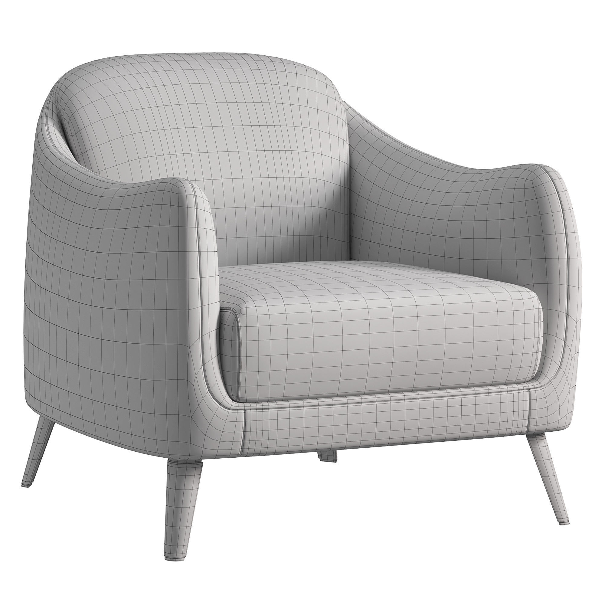 Platea Armchair by Natuzzi Italia 3D model | CGTrader