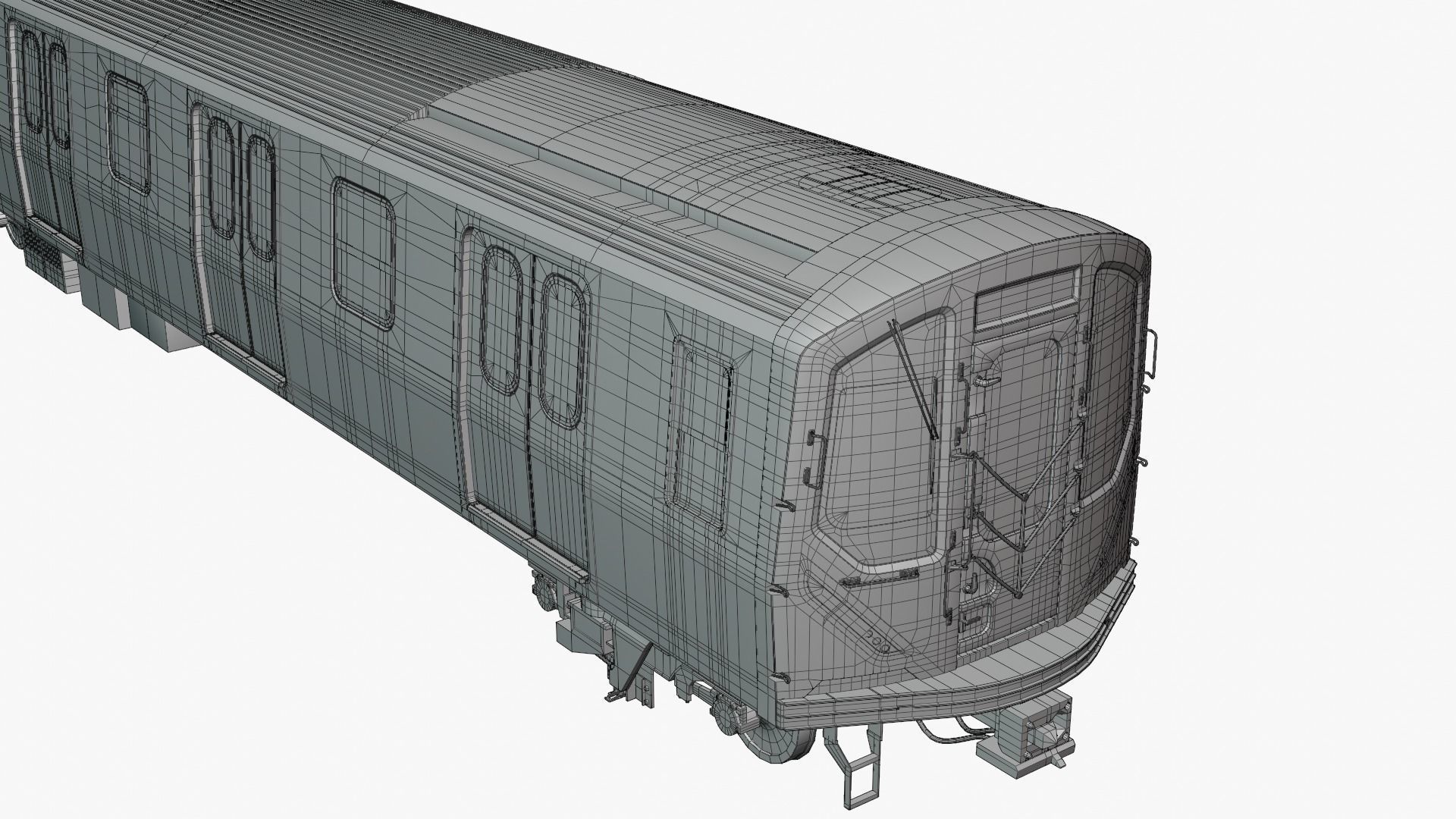 NYC subway car R211 PBR 3D model | CGTrader