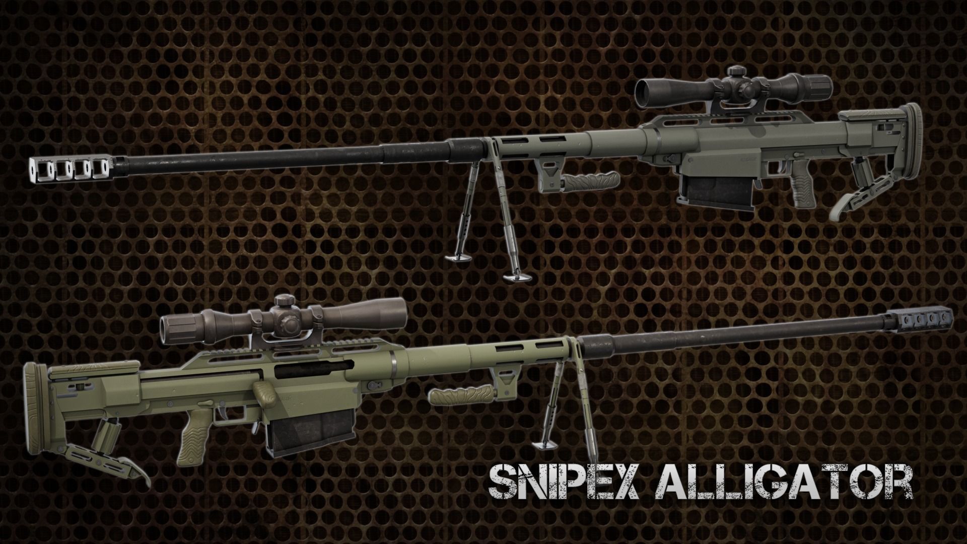 3D model Sniper Rifle Snipex Alligator VR / AR / low-poly rigged | CGTrader