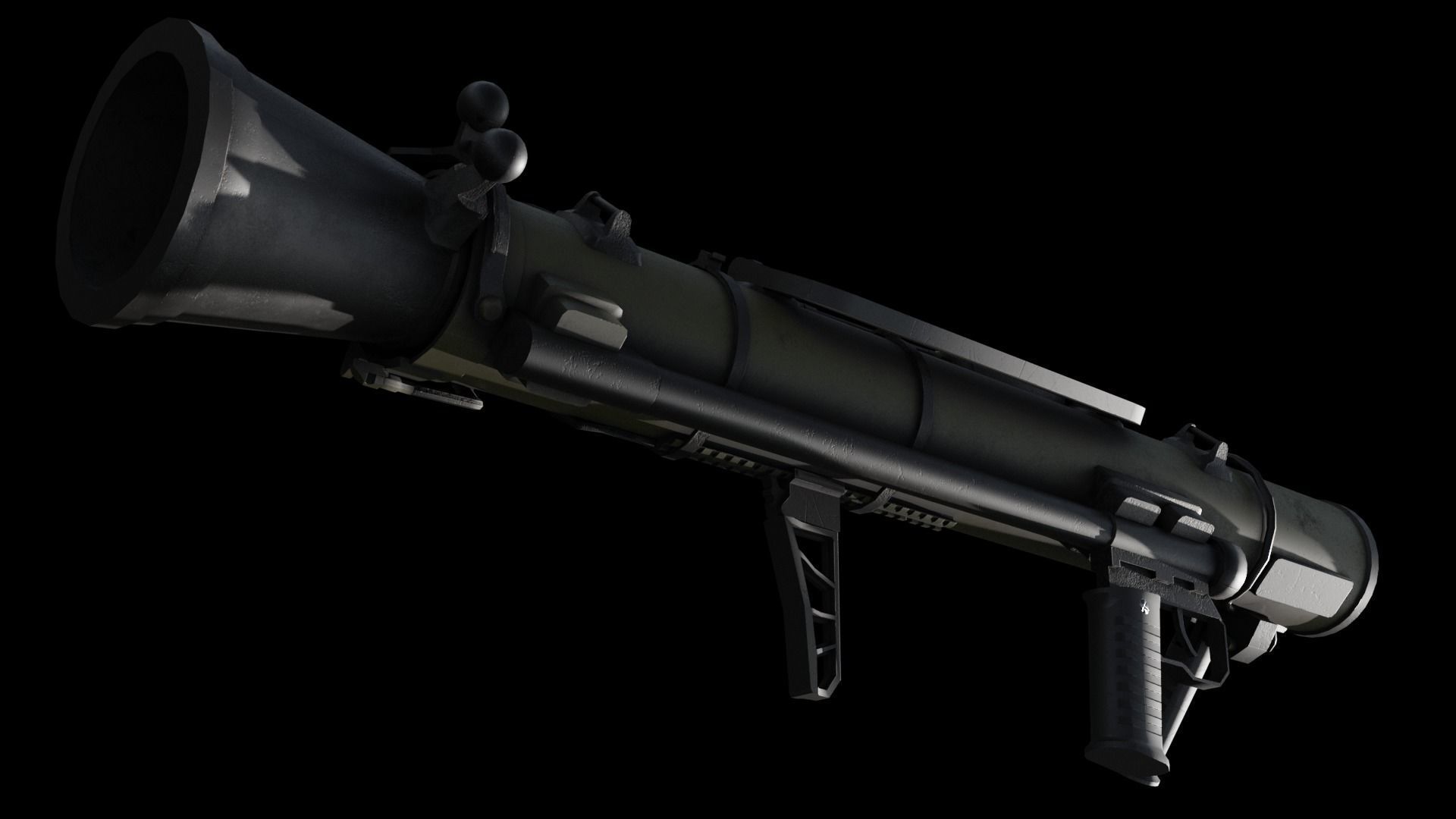 3D model Carl Gustaf Rocket Launcher VR / AR / low-poly rigged | CGTrader