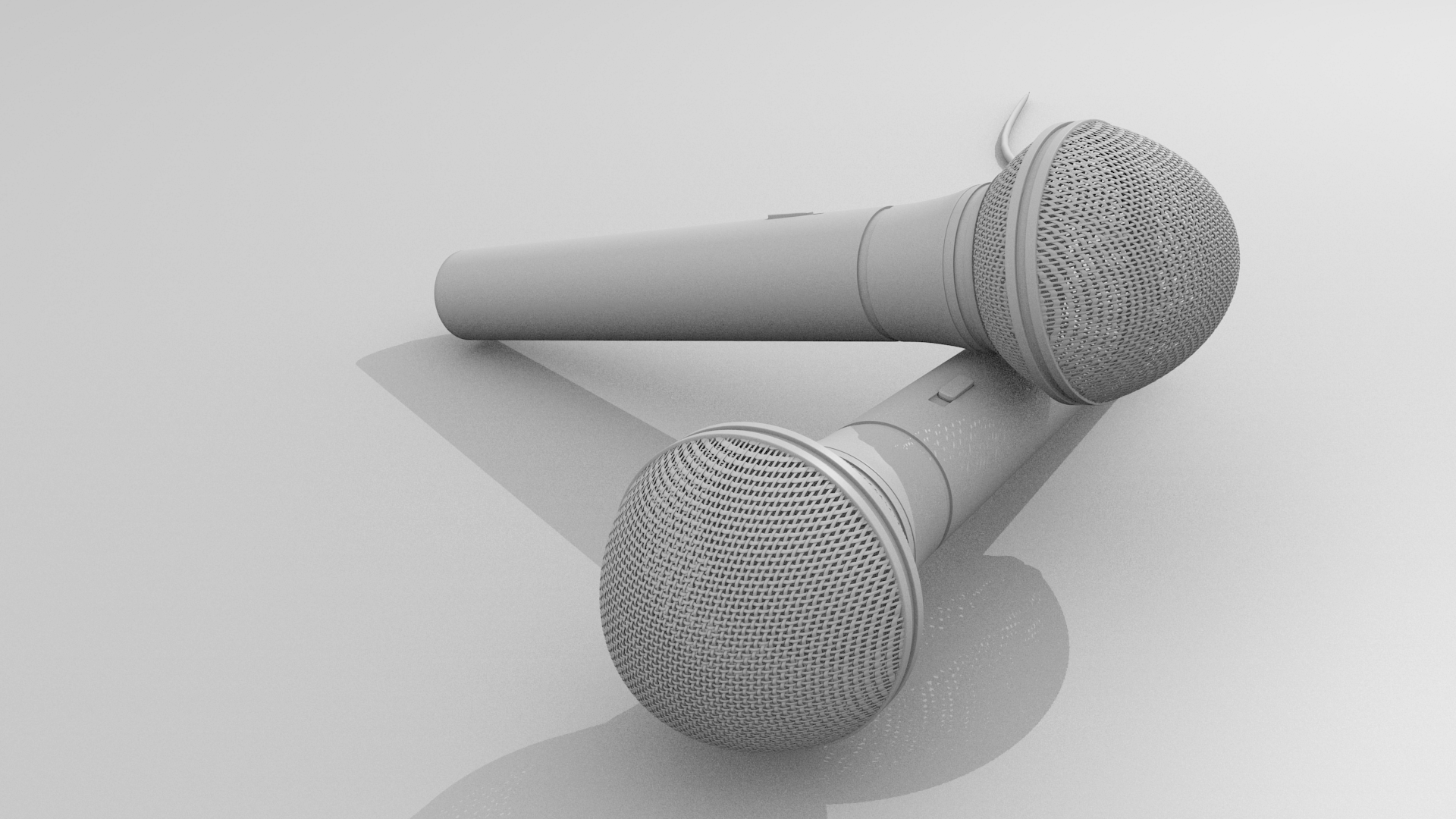 Microphone high detail 3D Model OBJ BLEND | CGTrader.com