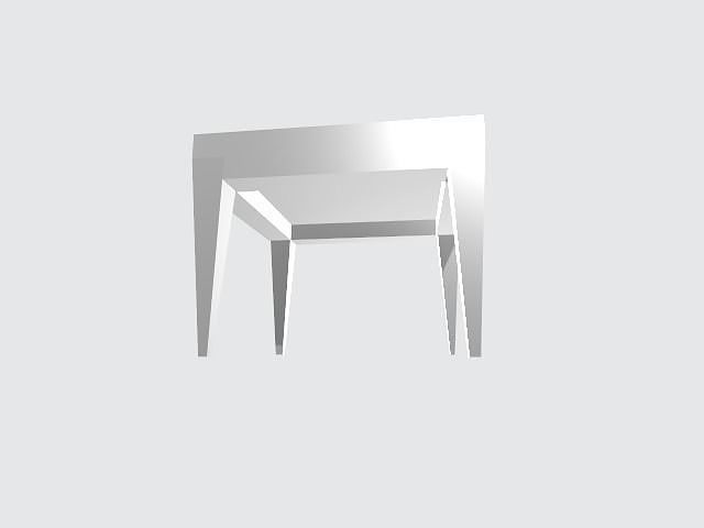 Low Poly Dinning Table free 3D model | CGTrader