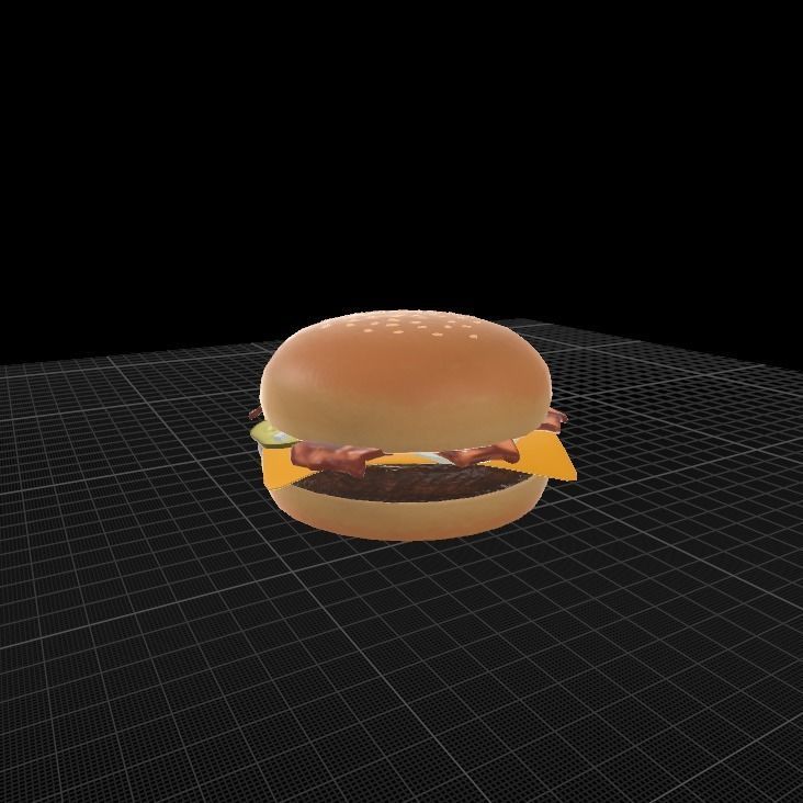 Royal Bacon 3D model | CGTrader
