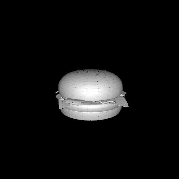 Royal Bacon 3D model | CGTrader