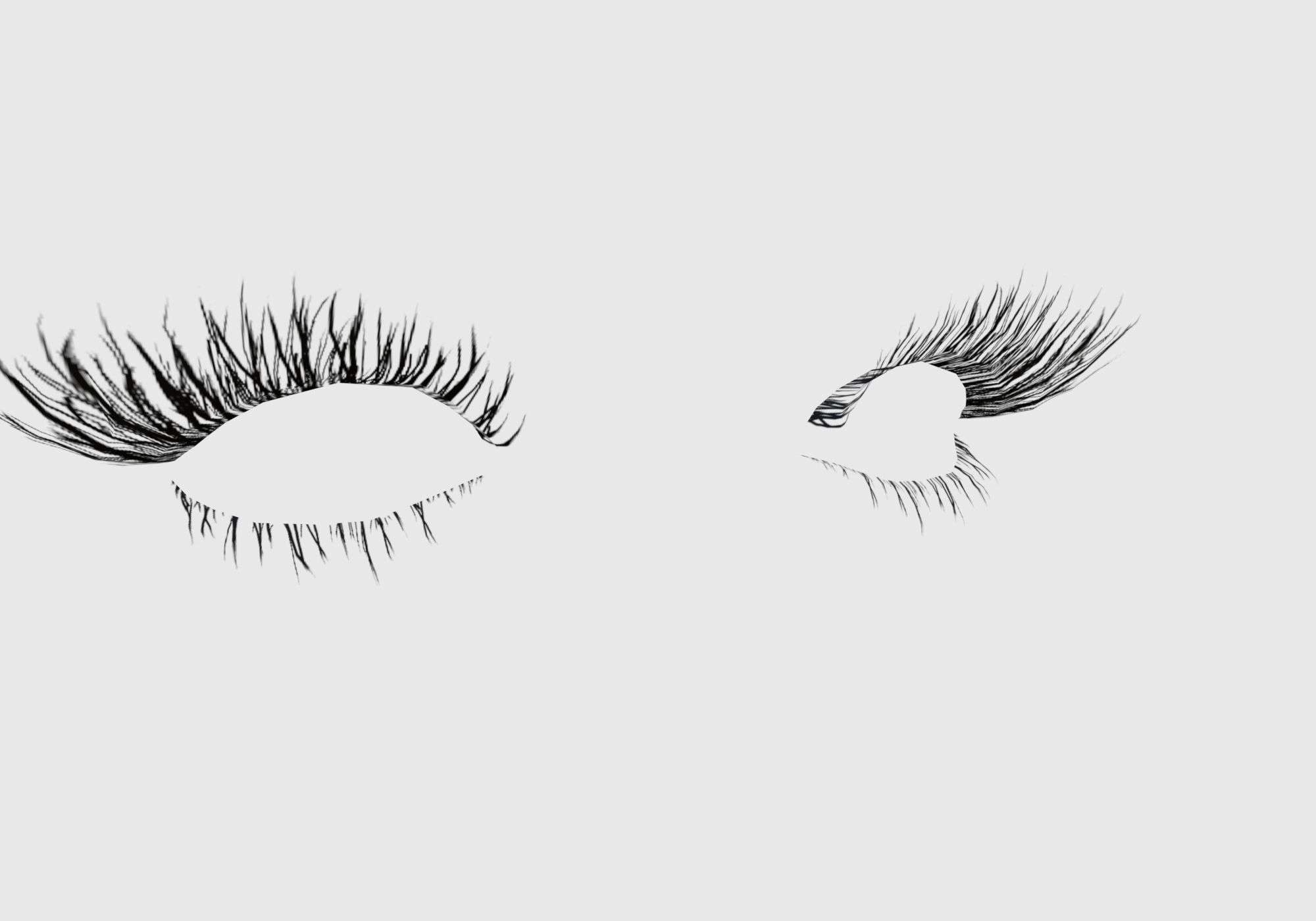 Very Long Eyelashes 3D model | CGTrader