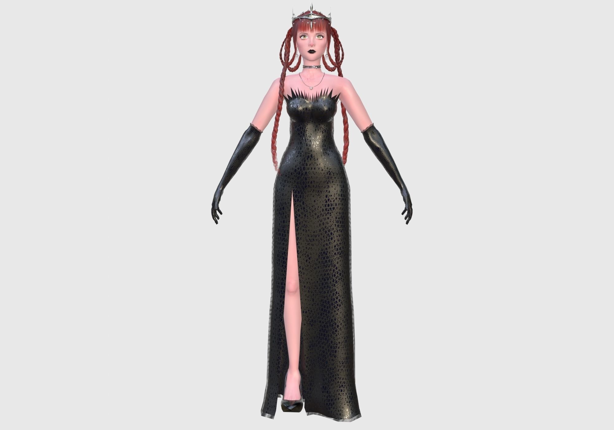 3D model Stylized Queen Woman VR / AR / low-poly | CGTrader