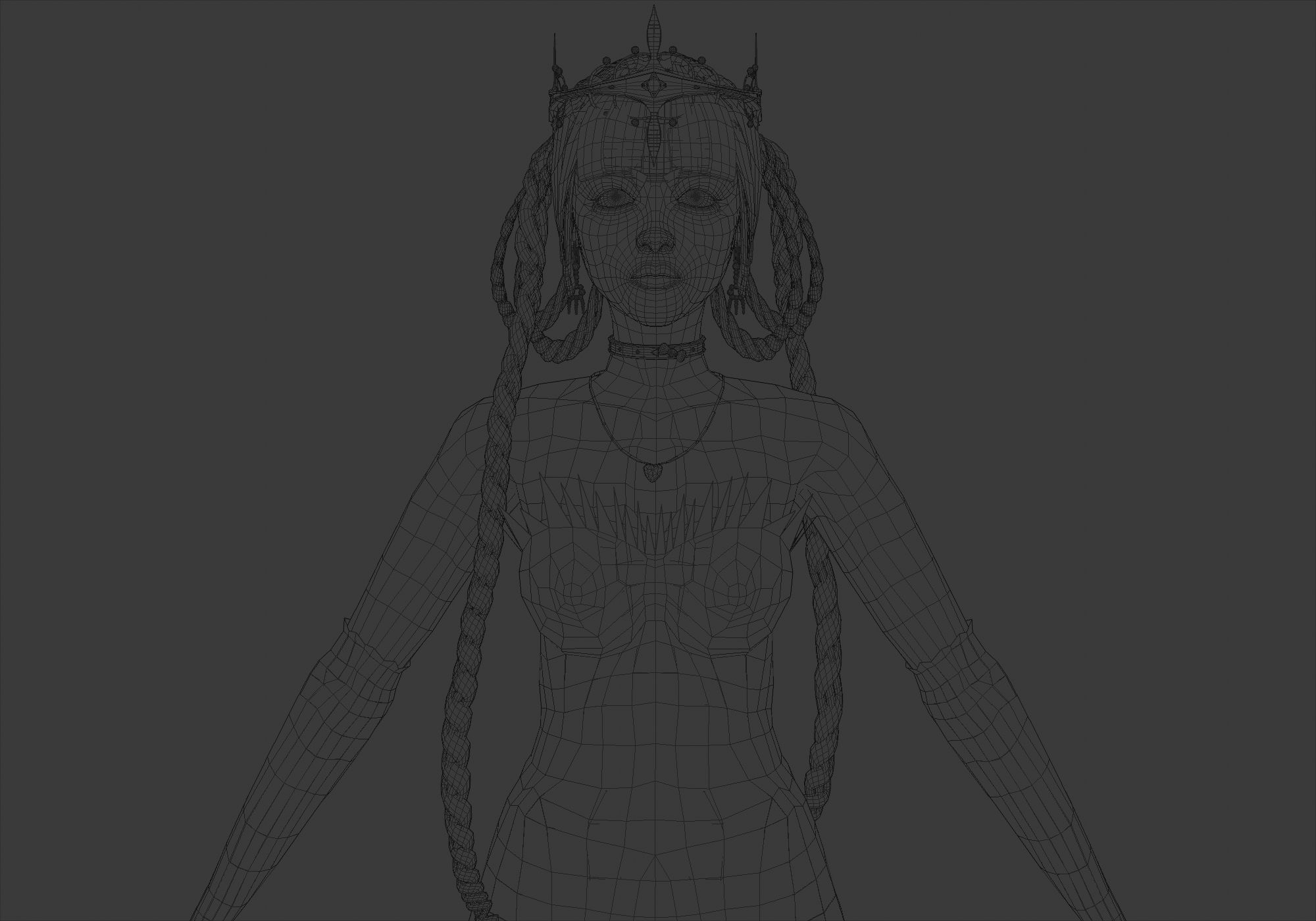 3D model Stylized Queen Woman VR / AR / low-poly | CGTrader