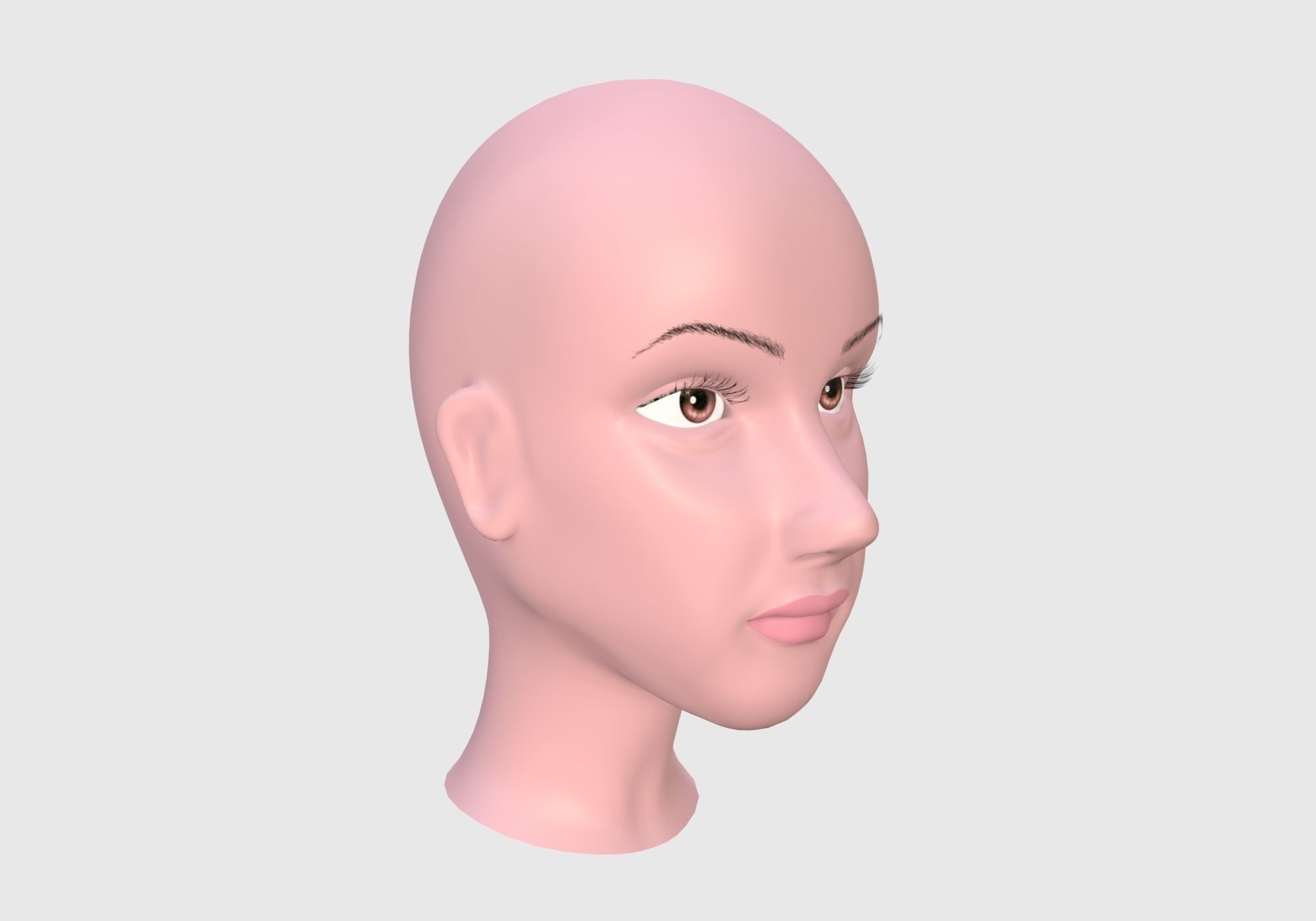 High Poly Head mannequin 3D model | CGTrader