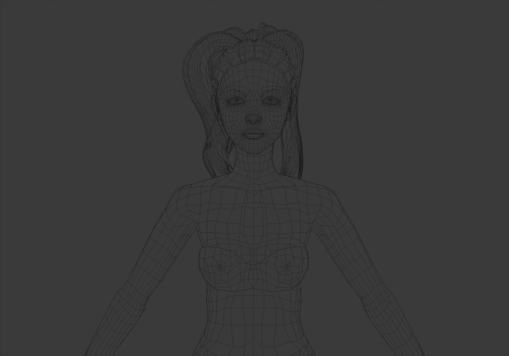 3D model Female Body Woman VR / AR / low-poly | CGTrader