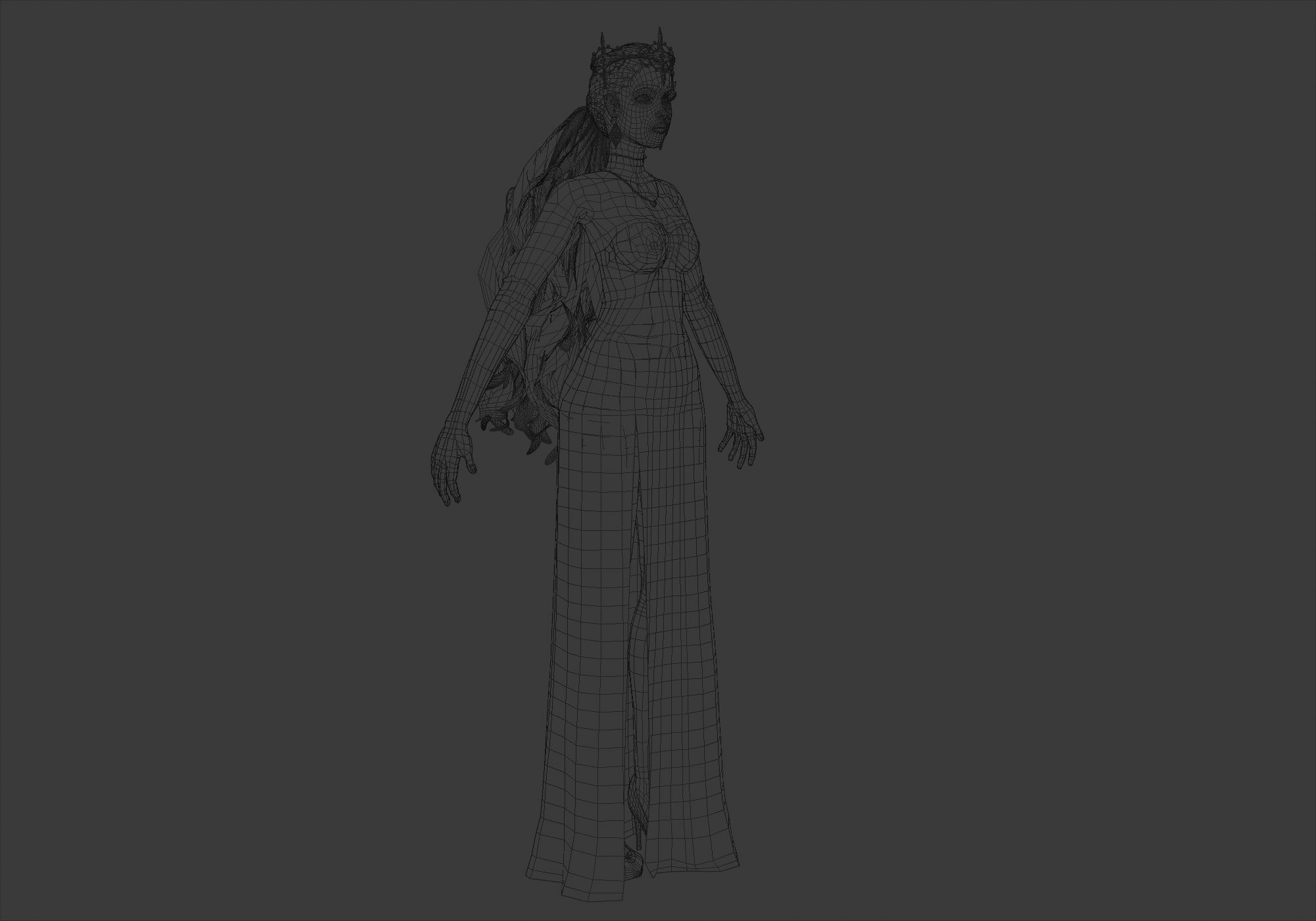 3D model Elegant White Woman VR / AR / low-poly | CGTrader