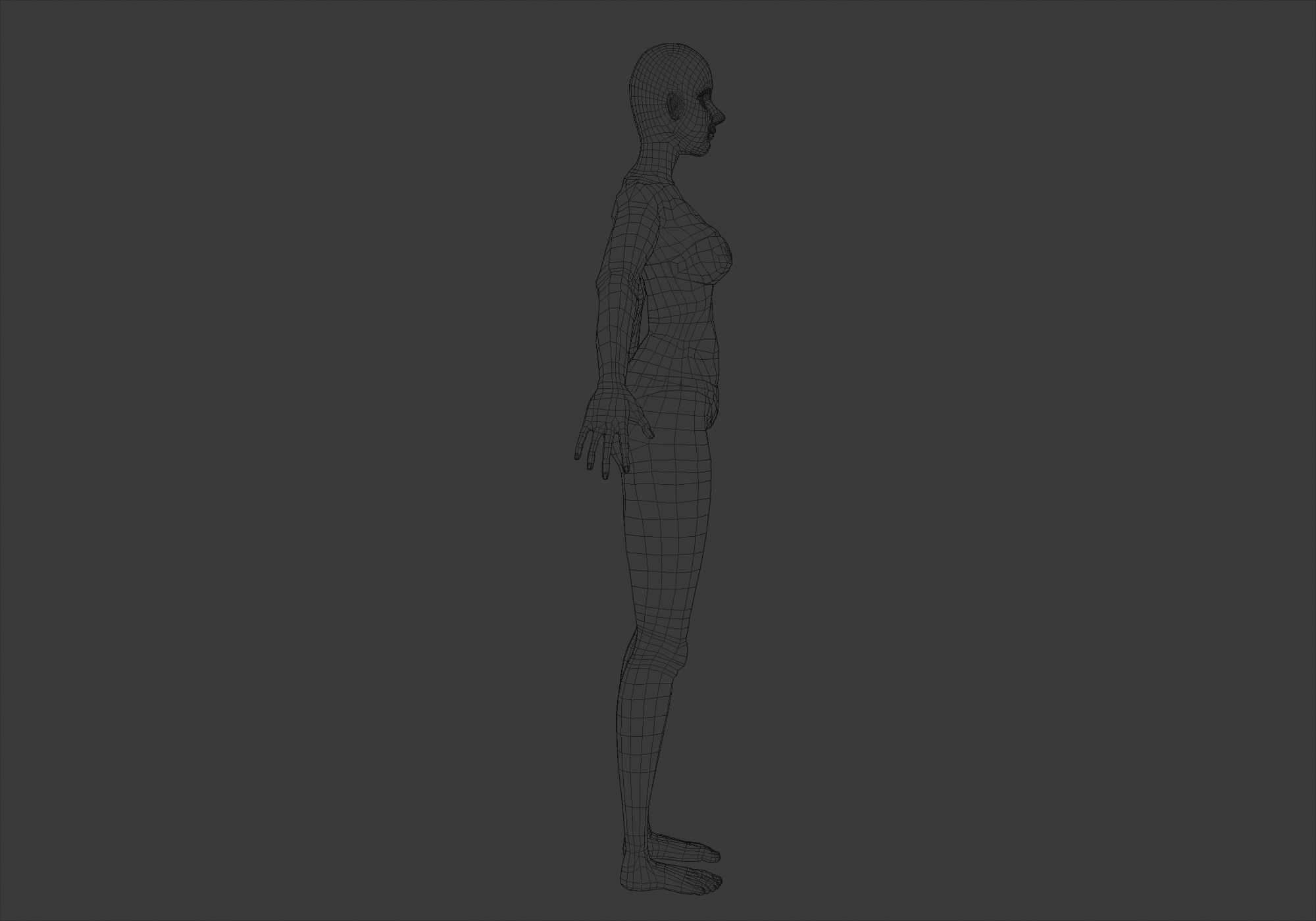 3D model Basic Female Woman VR / AR / low-poly | CGTrader