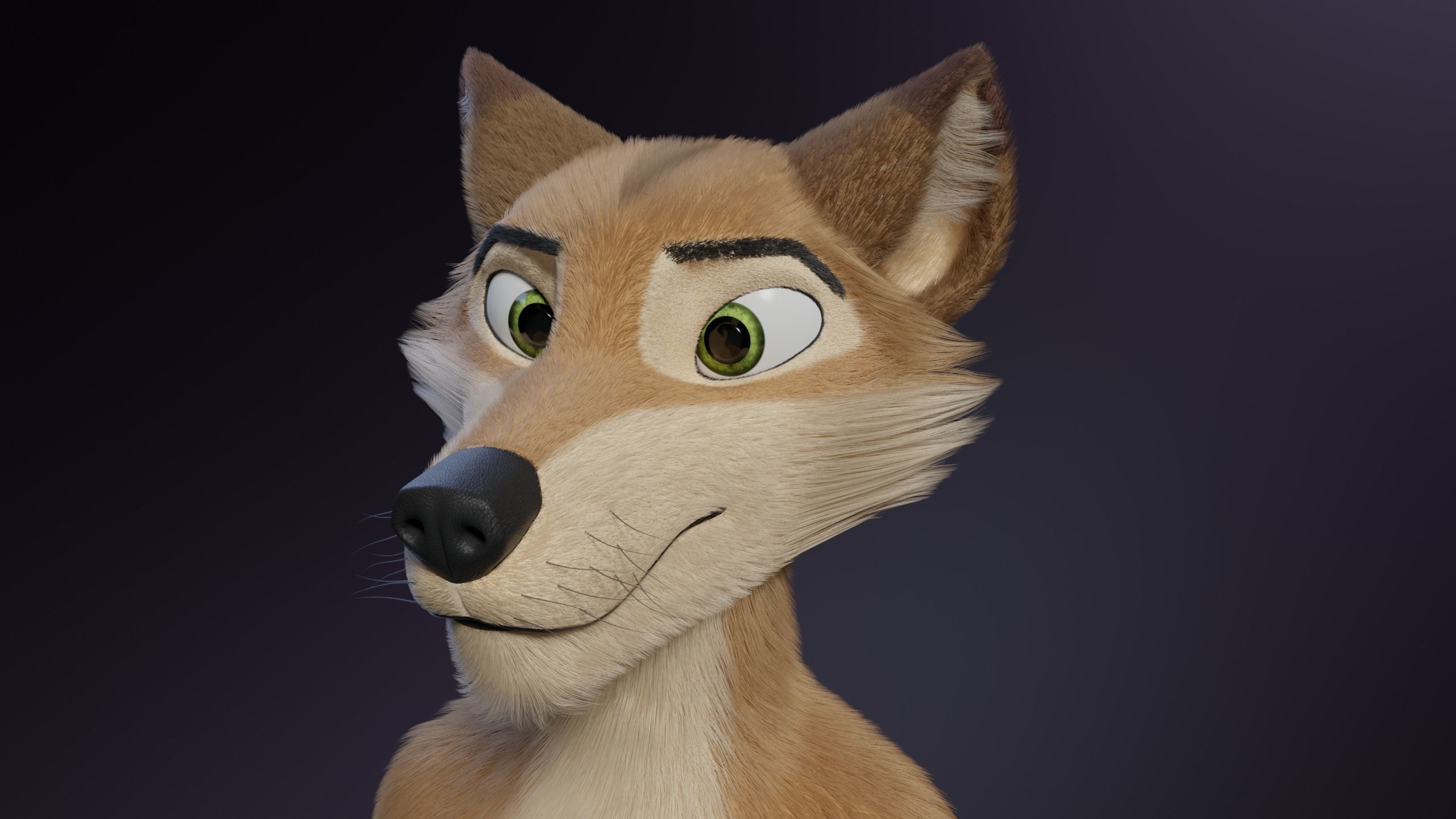 Jacob anthro dingo 3D model rigged | CGTrader