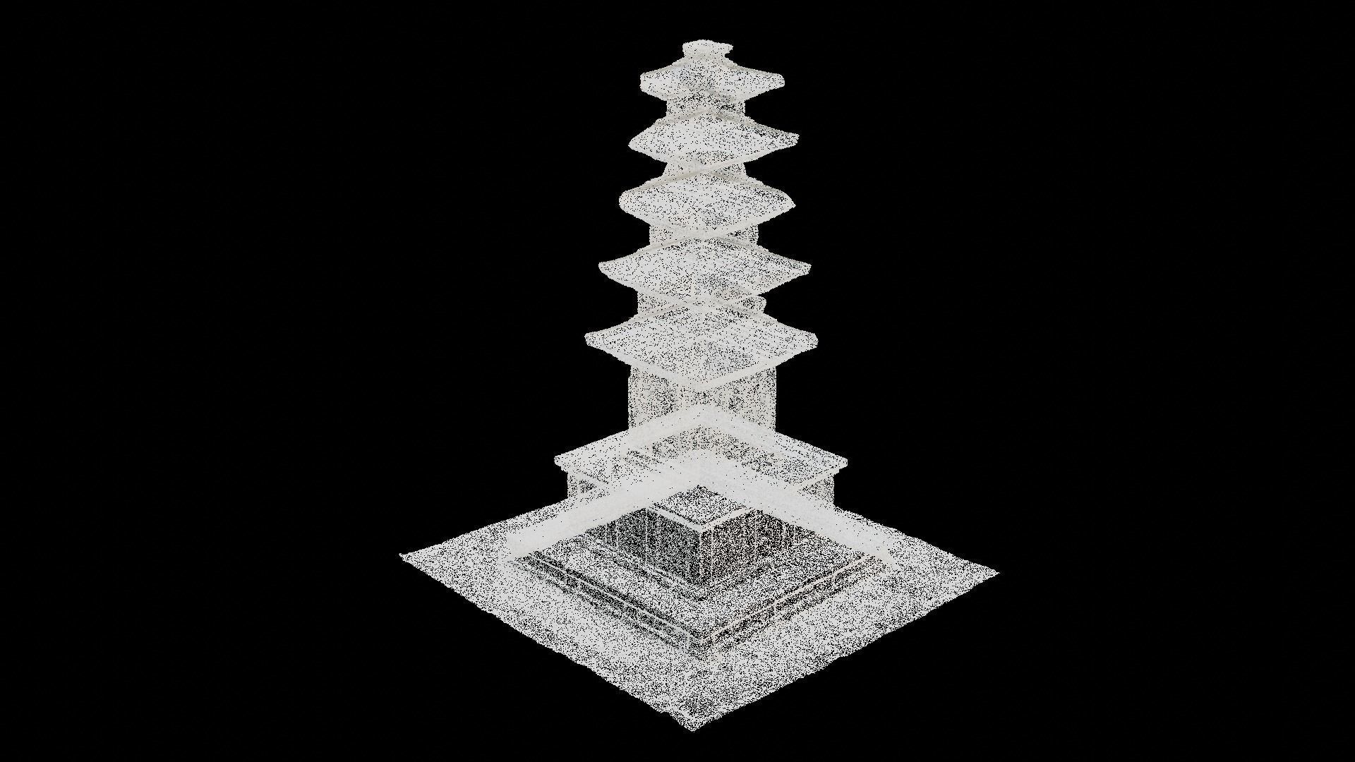 Five-story West Stone Pagoda at Janghang-ri Temple Site 3D model | CGTrader