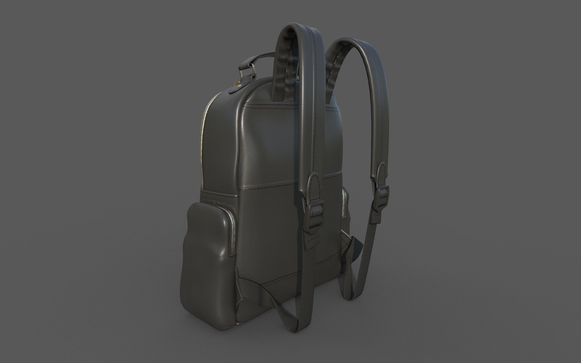 Backpack with 3 different options free VR / AR / low-poly 3D model ...