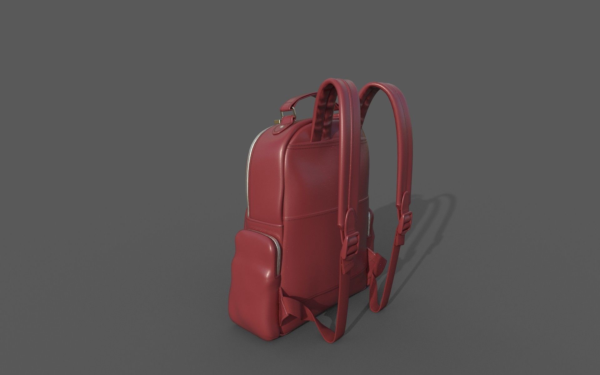 Backpack with 3 different options free VR / AR / low-poly 3D model ...
