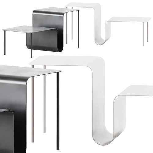 Wave Wa T000 Table by True Design 3D model | CGTrader