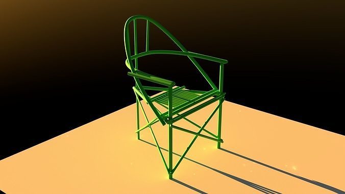 Chair in sky free VR / AR / low-poly 3D model | CGTrader