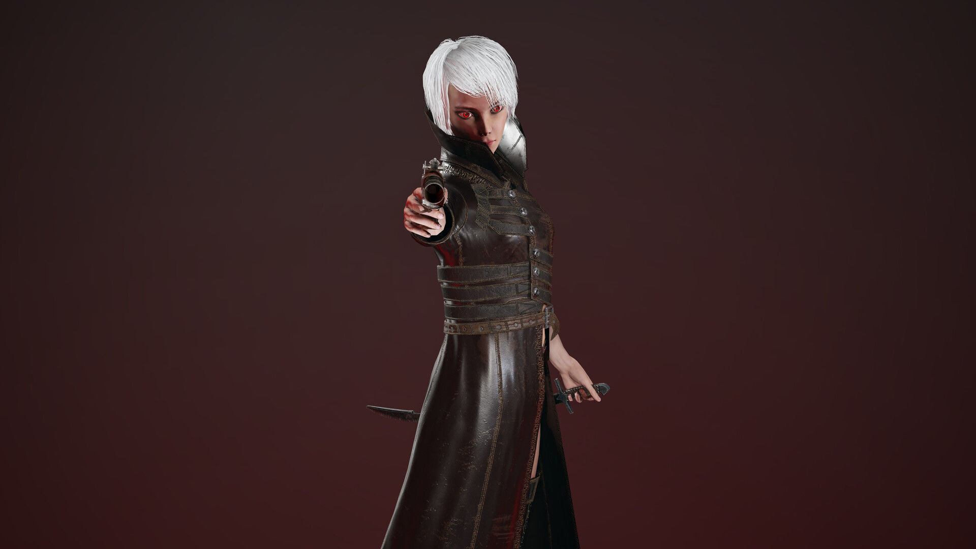 3D model Blood Girl VR / AR / low-poly | CGTrader