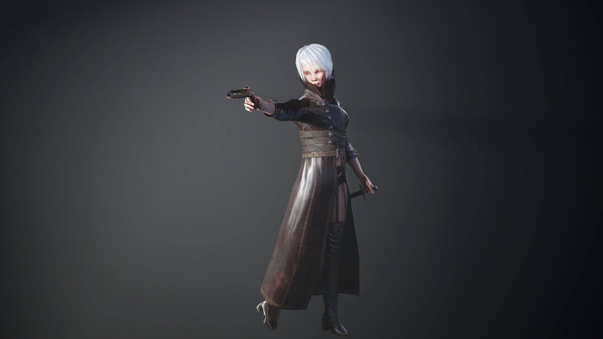 3D model Blood Girl VR / AR / low-poly | CGTrader