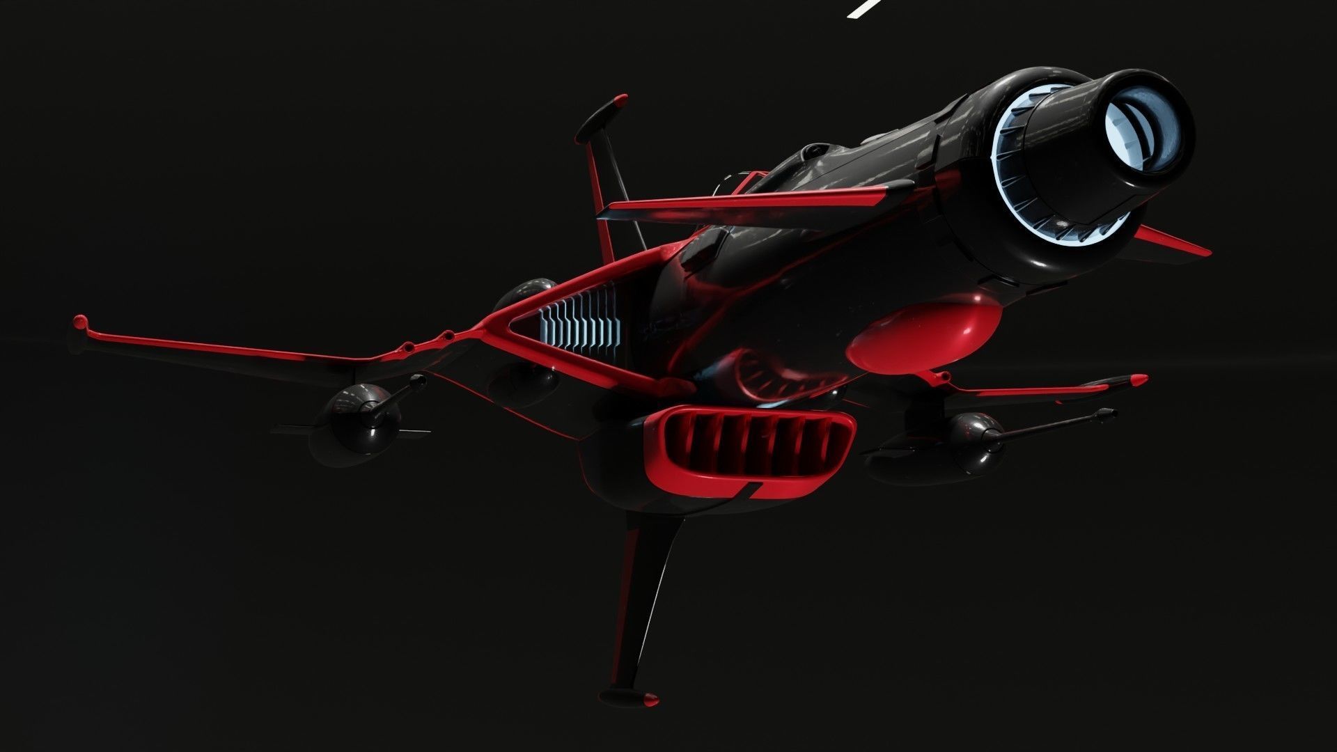 Space Wolf SW-190 3D model | CGTrader