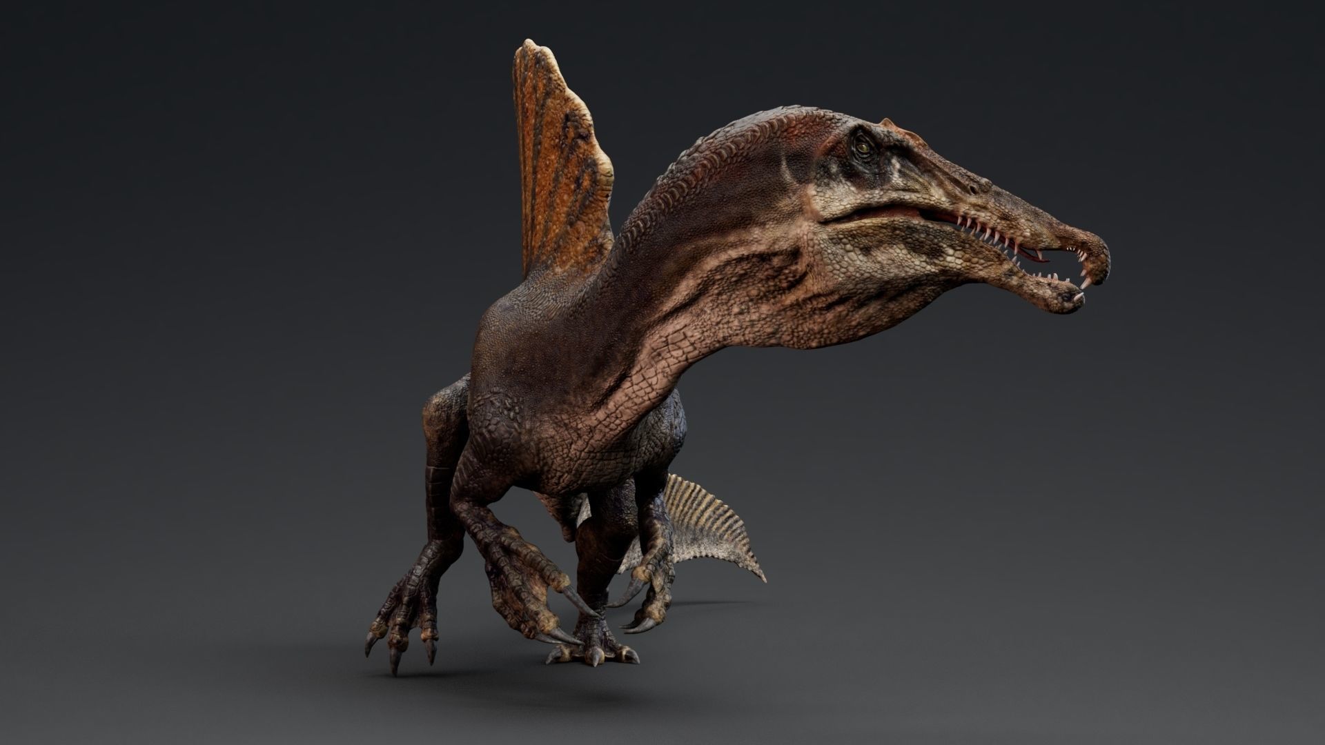 3D model Spinosaurus 2020 Unreal Engine and Unity Projects VR / AR ...